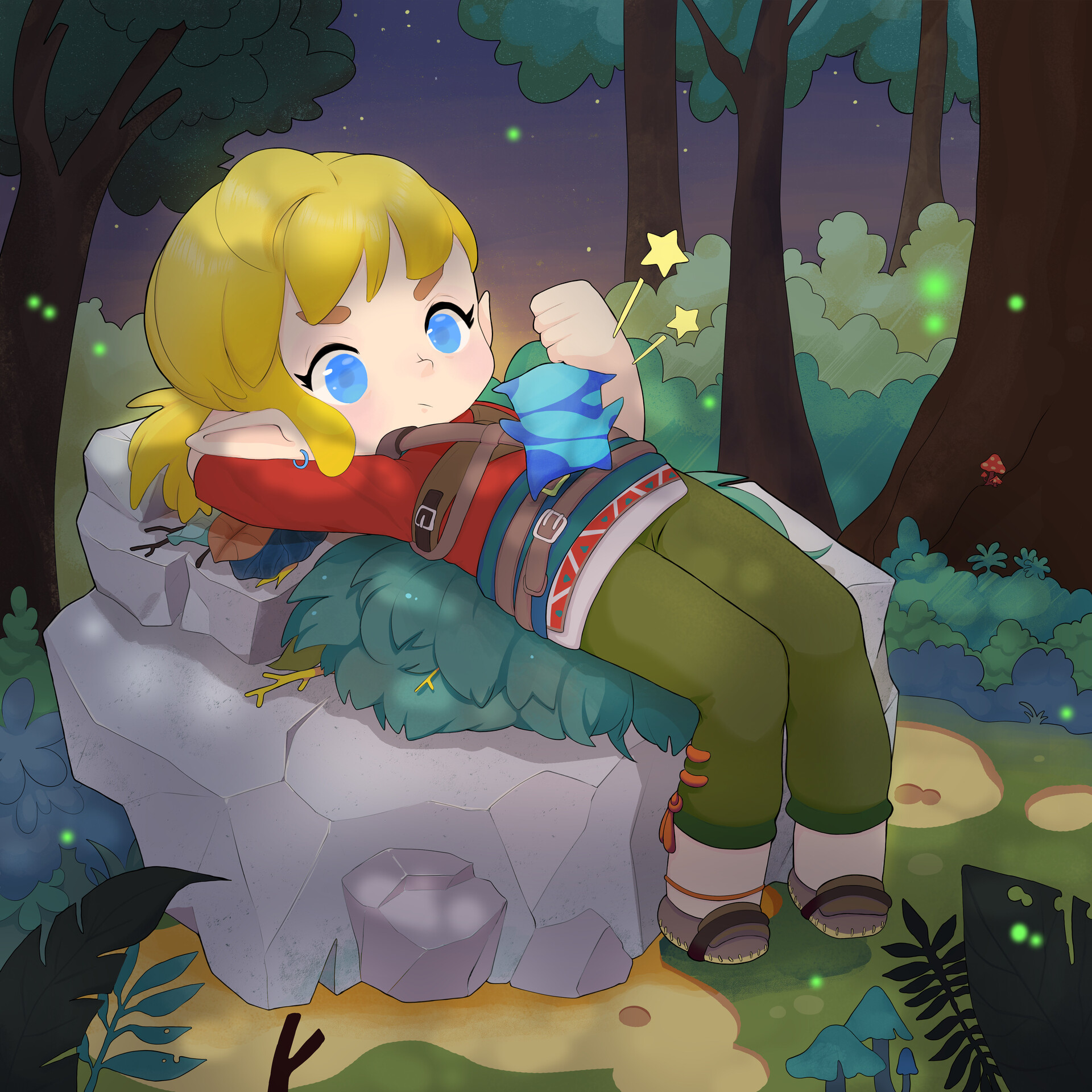 Ayo (*ﾟｪﾟ*)yooo - Zelda~Link and Clogg 林克和克洛格