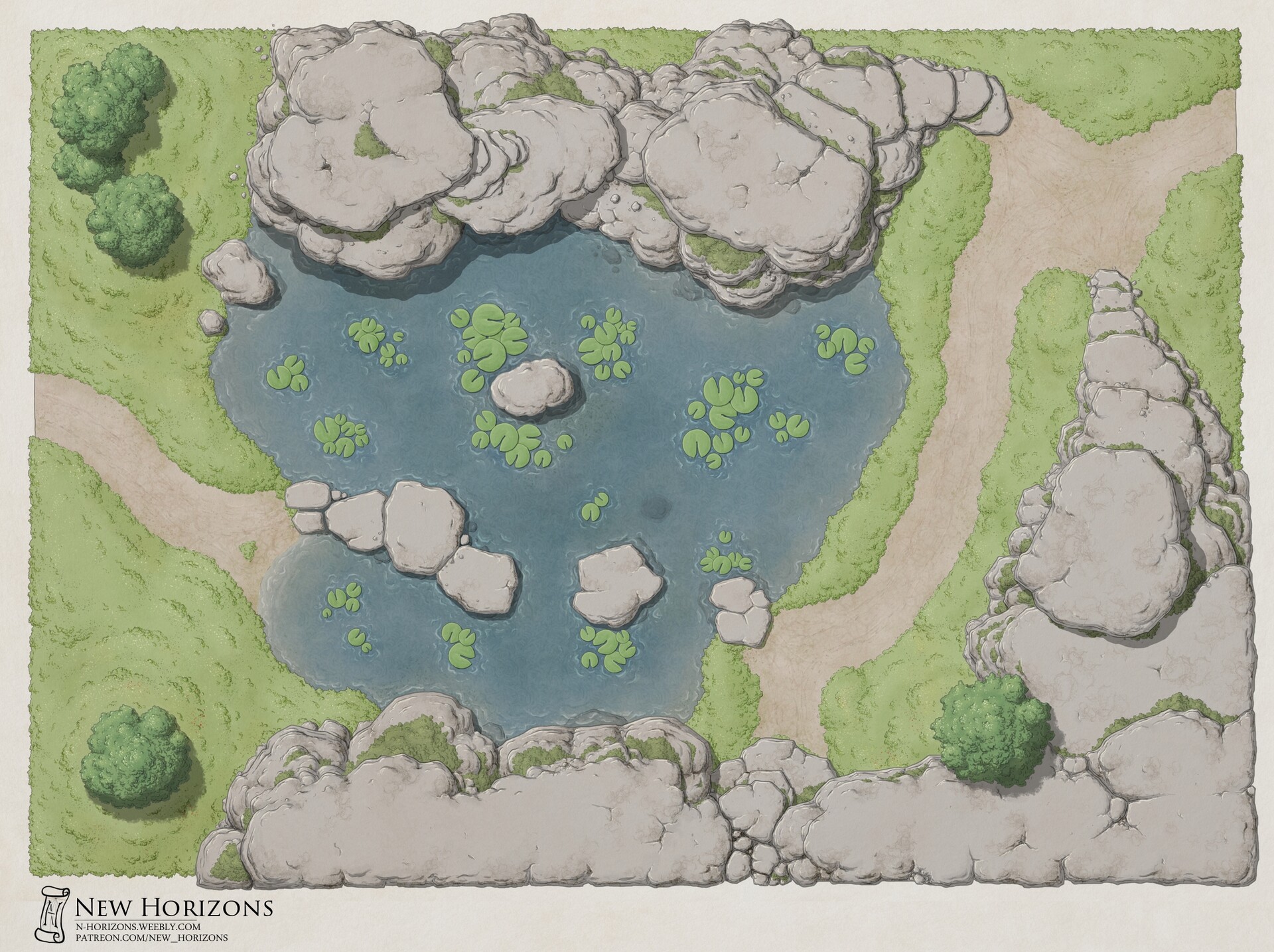 ArtStation - Tranquillity Pond