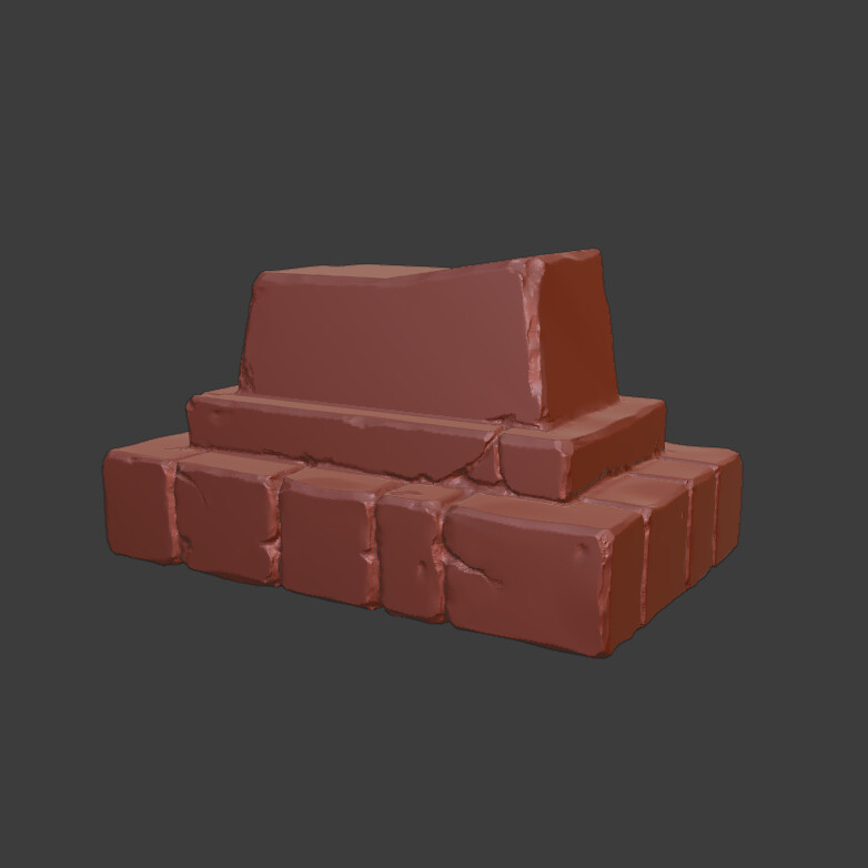 Jay Anam - Stylized Stone (Blender & Substance Painter)