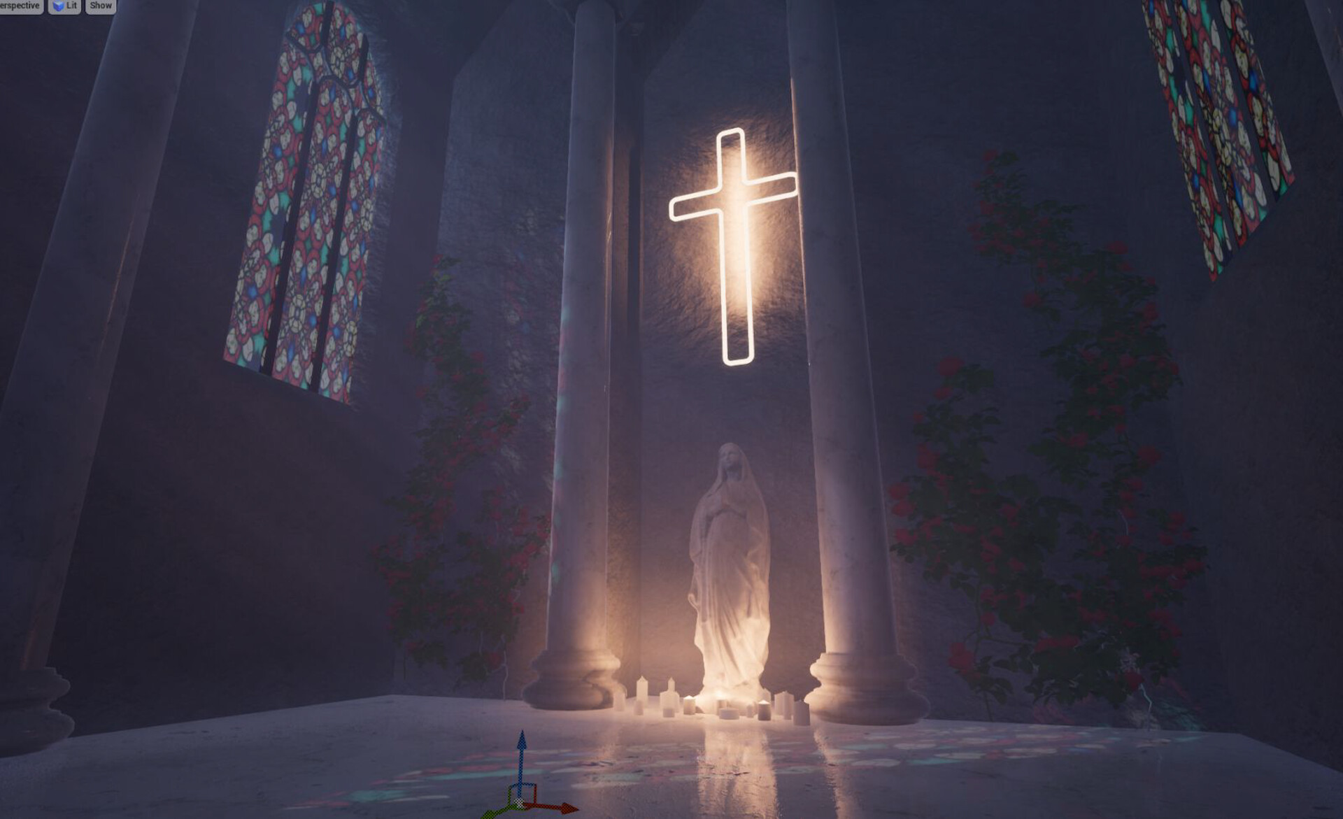 ArtStation - UE4 Lightning test 2018