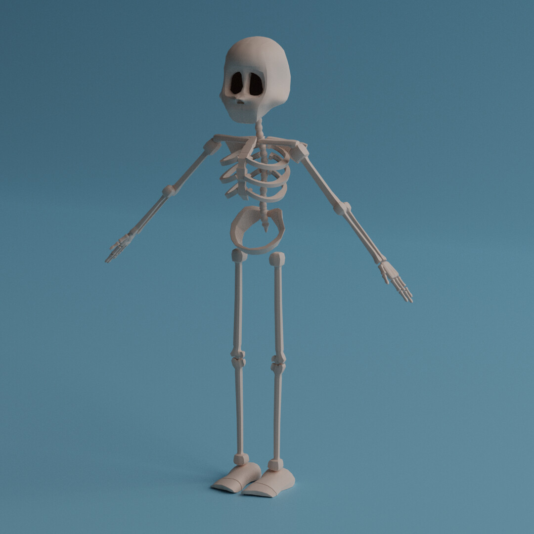 ArtStation - Skelly dude