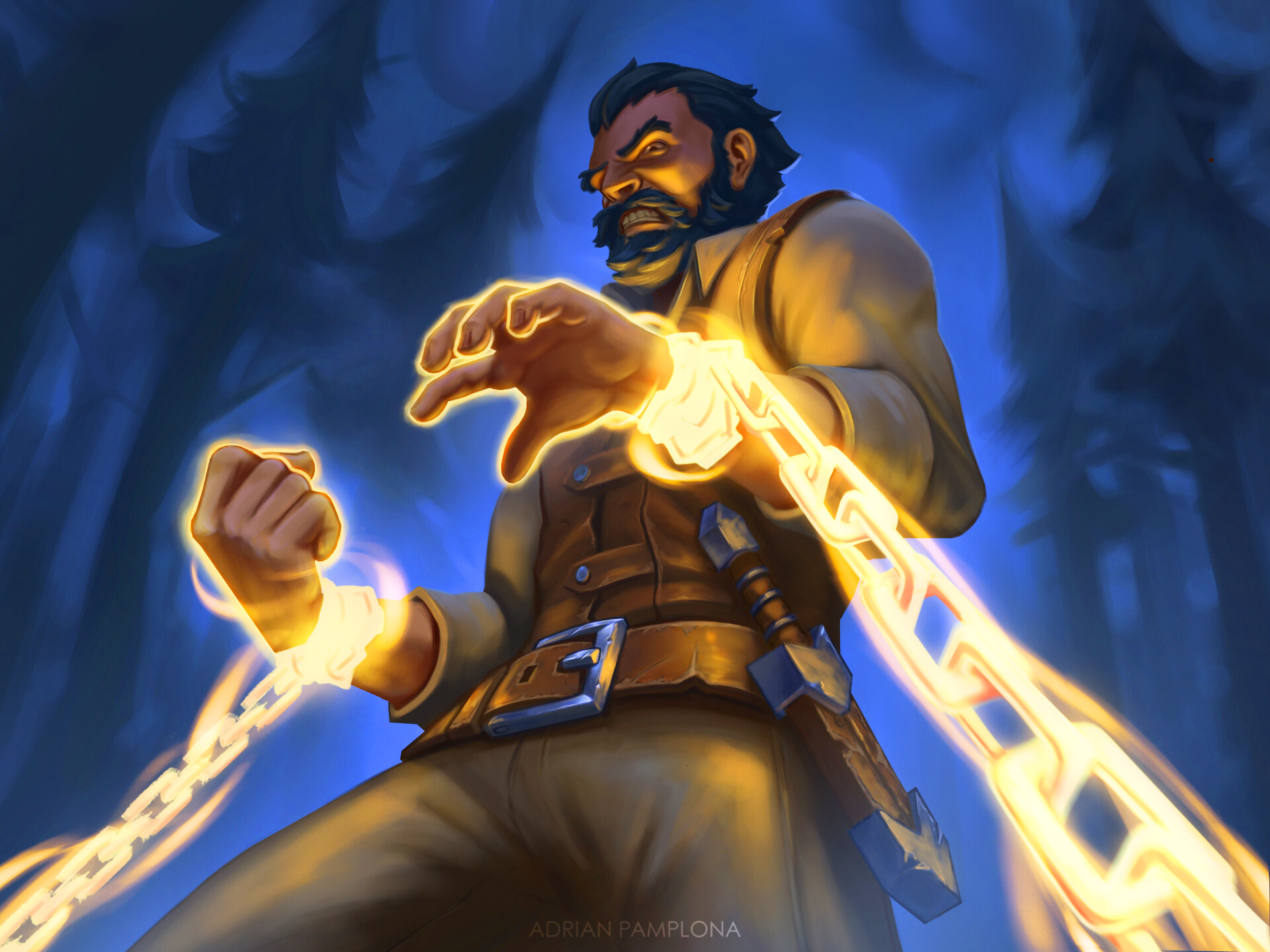 ArtStation - Enchain - Hearthstone Fanart
