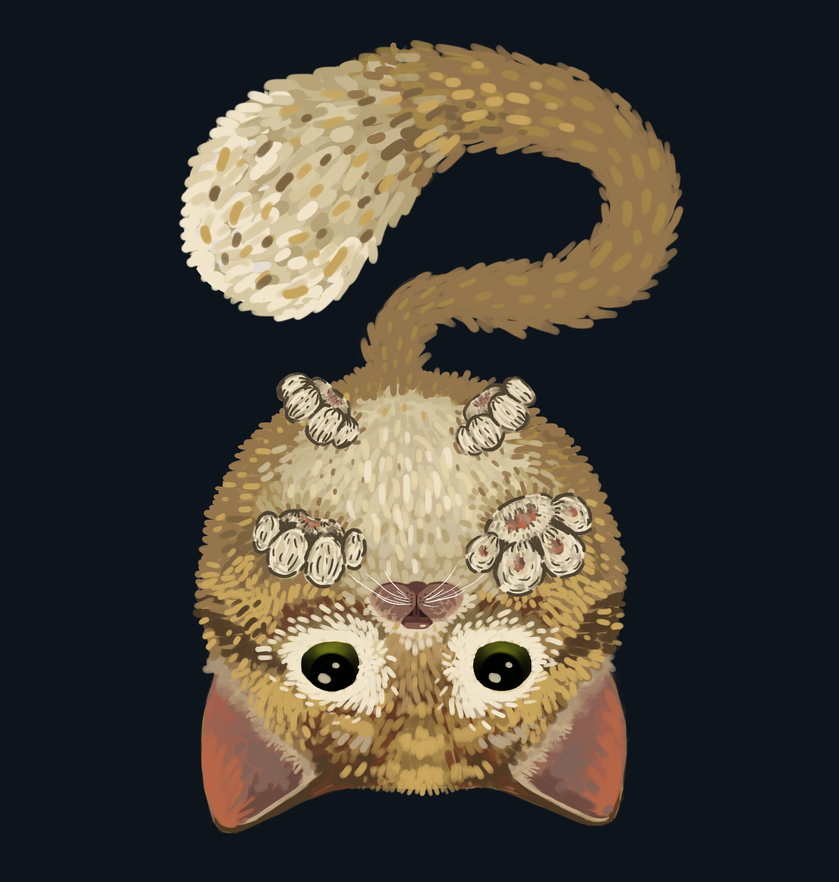 ArtStation - round cat