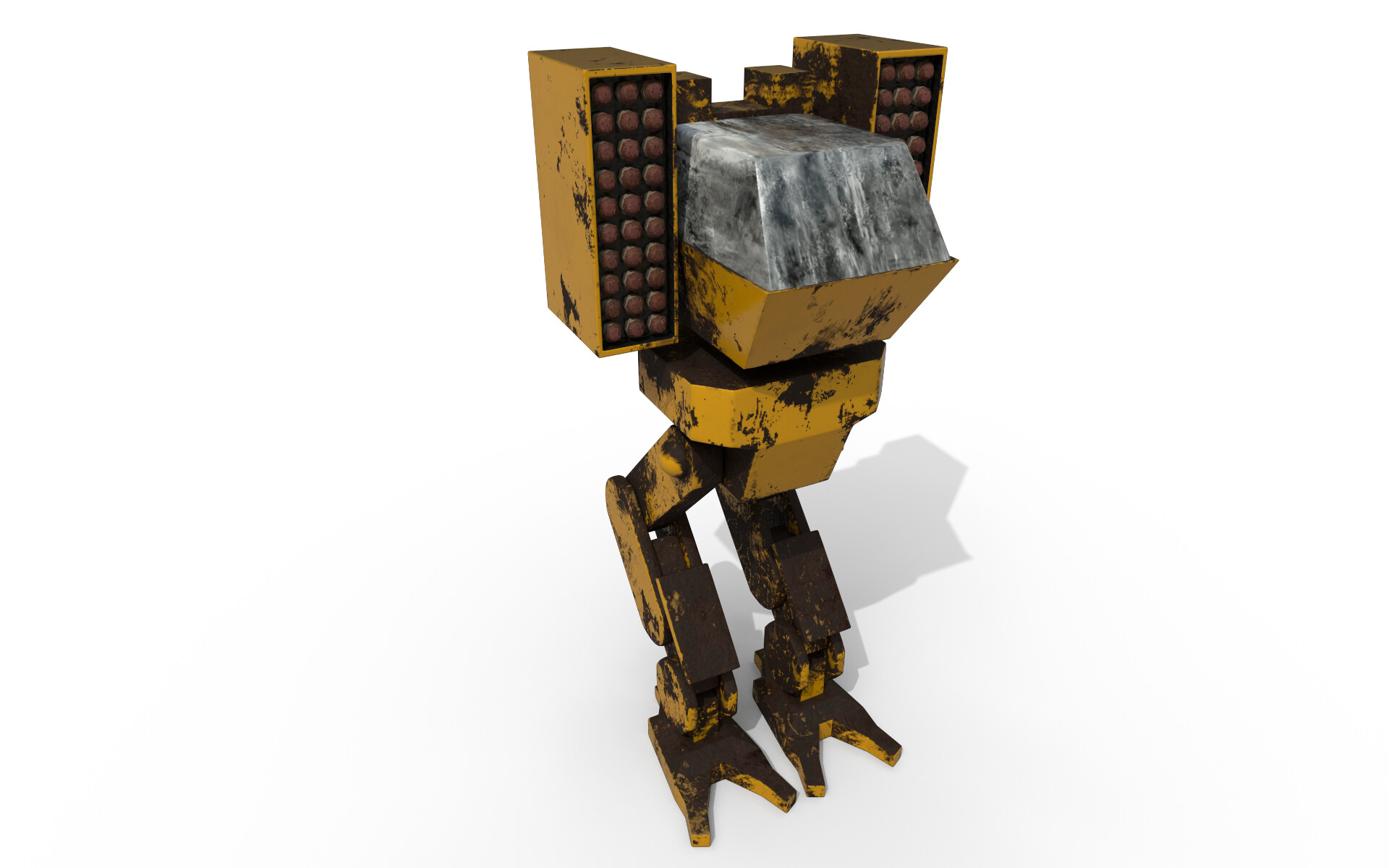 ArtStation - Scout Mech, Missiles