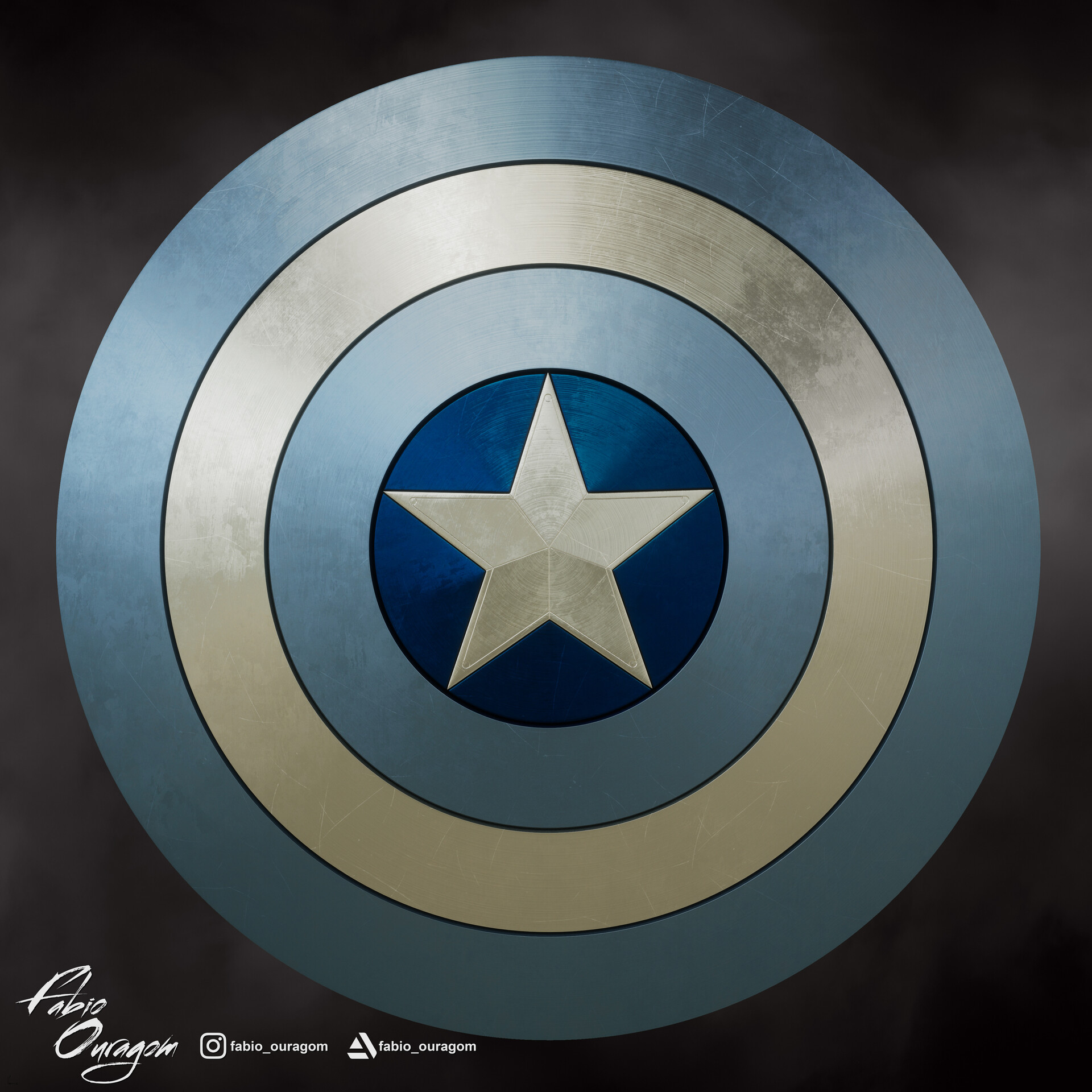 Captain America Winter Soldier Shield