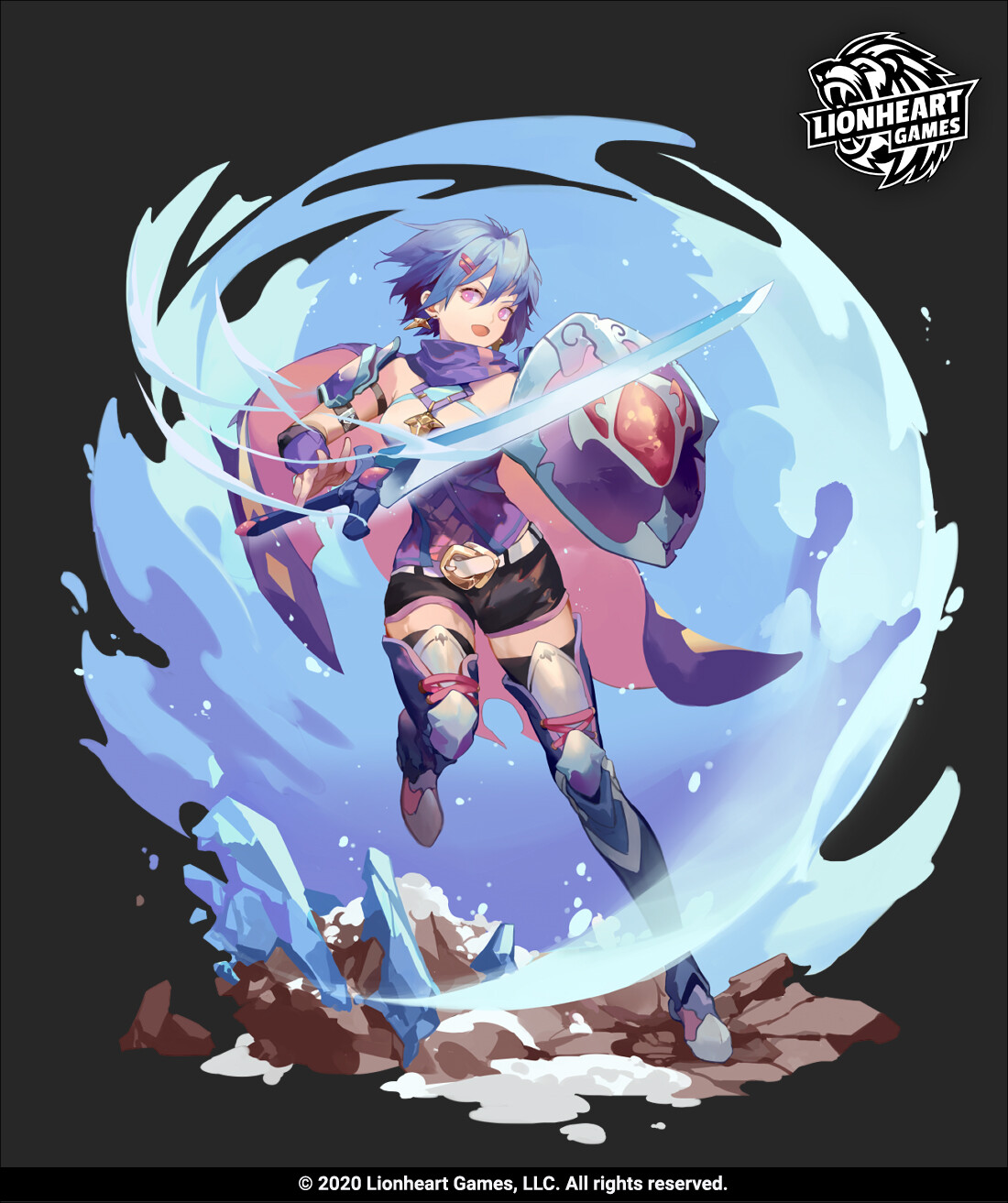 ArtStation - Character illustration of my developing anmie game