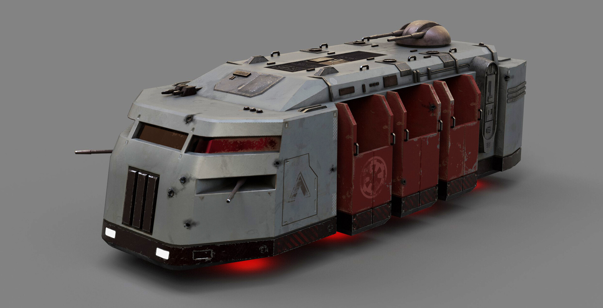 ArtStation - 3D model _Star Wars/ Imperial Transpor/ Fan Art
