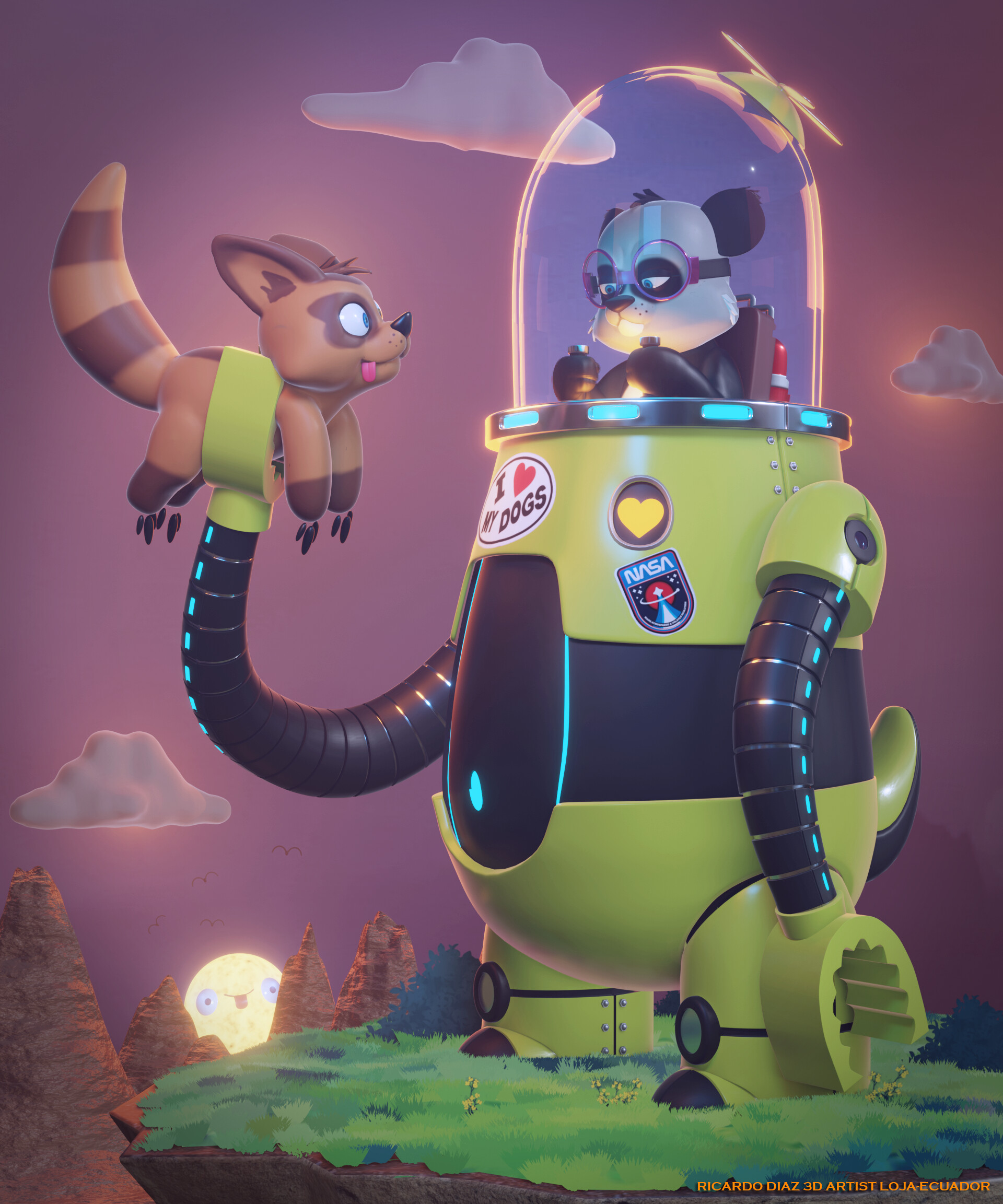 ArtStation - PROJECT PANDA (YOUTUBE TUTORIAL)