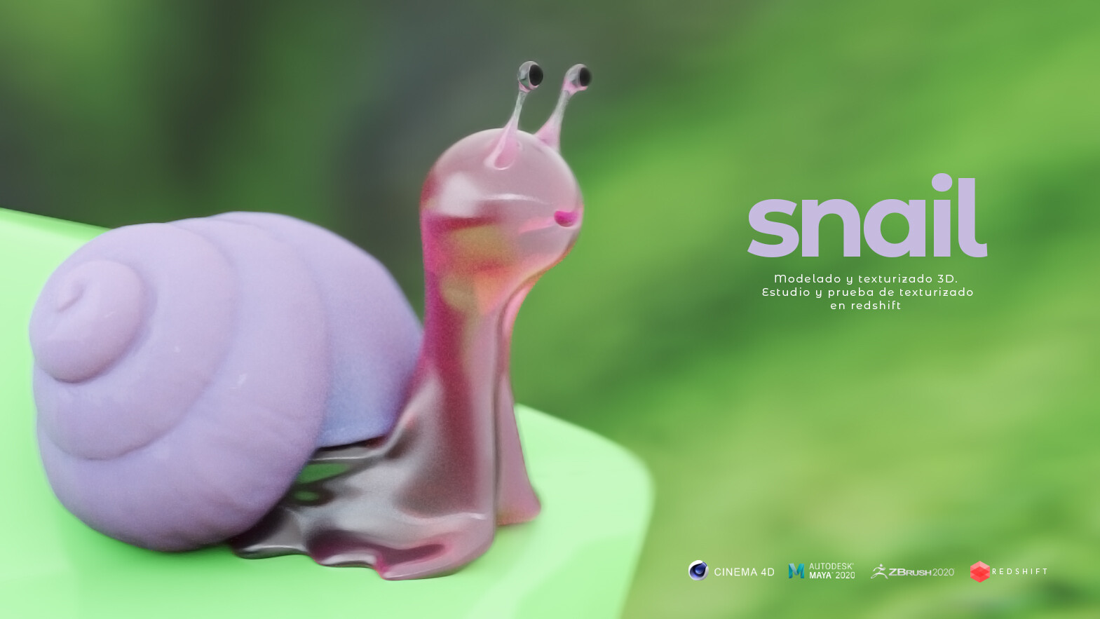 ArtStation - Snail 3D model