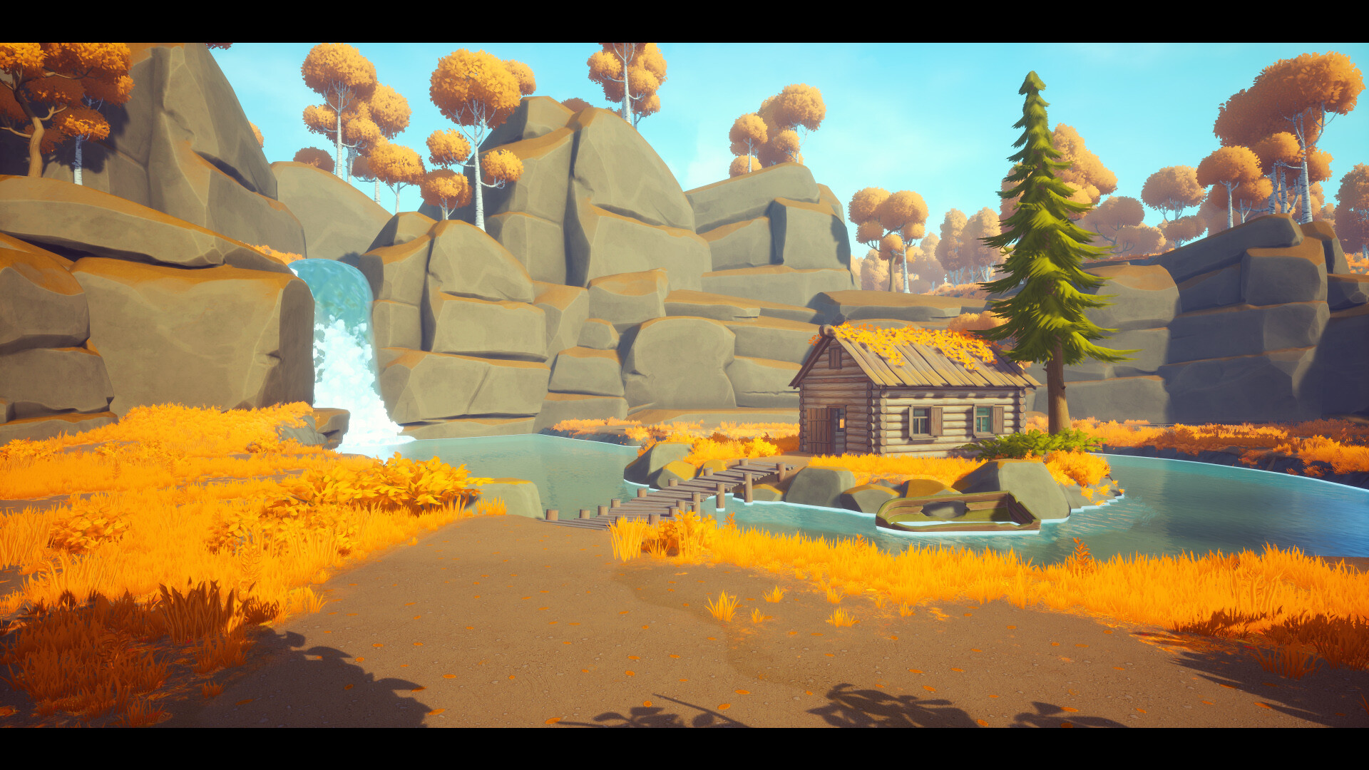 ArtStation - Stylized Autumn Forest