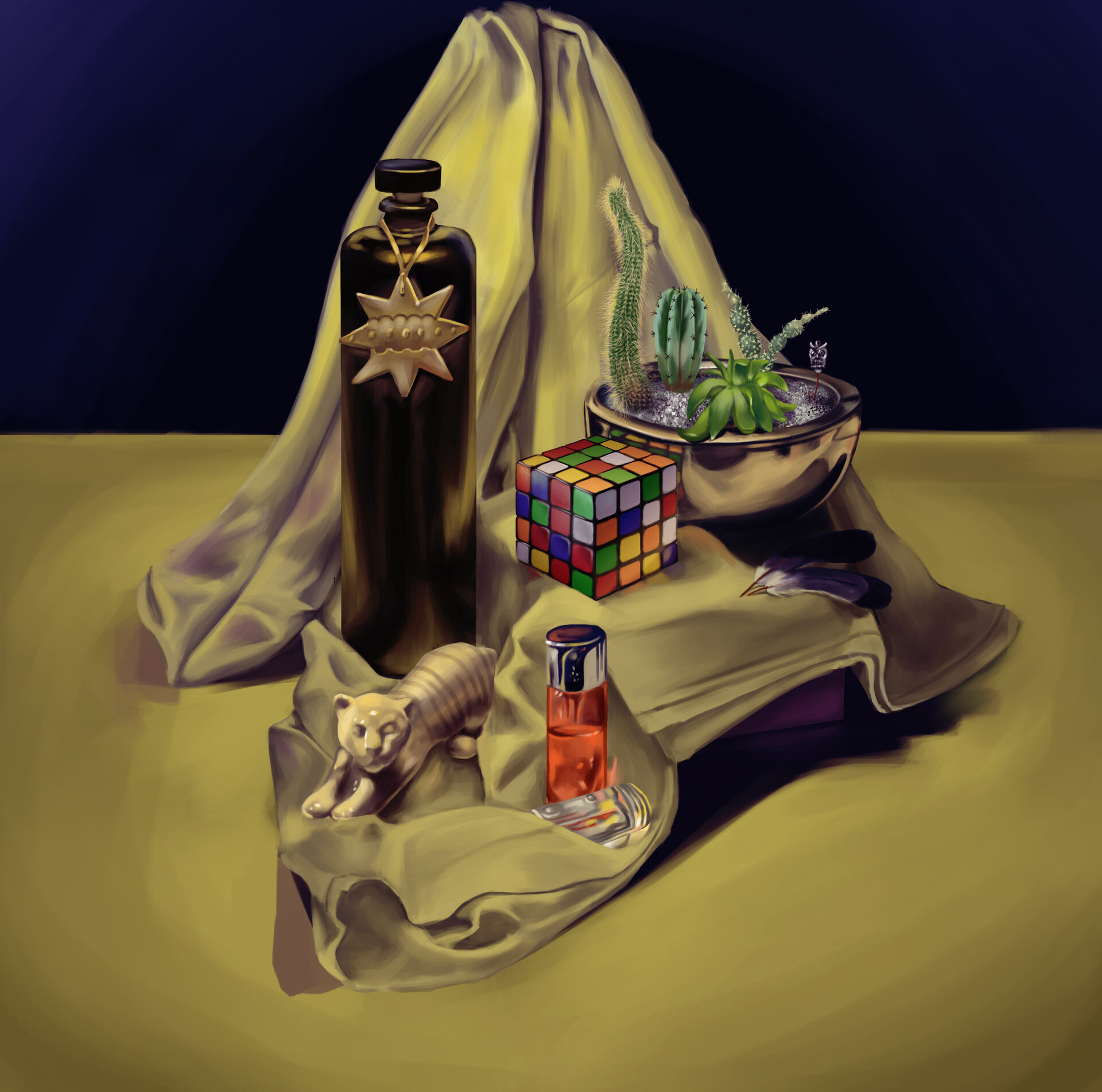 ArtStation - Boring life-painting