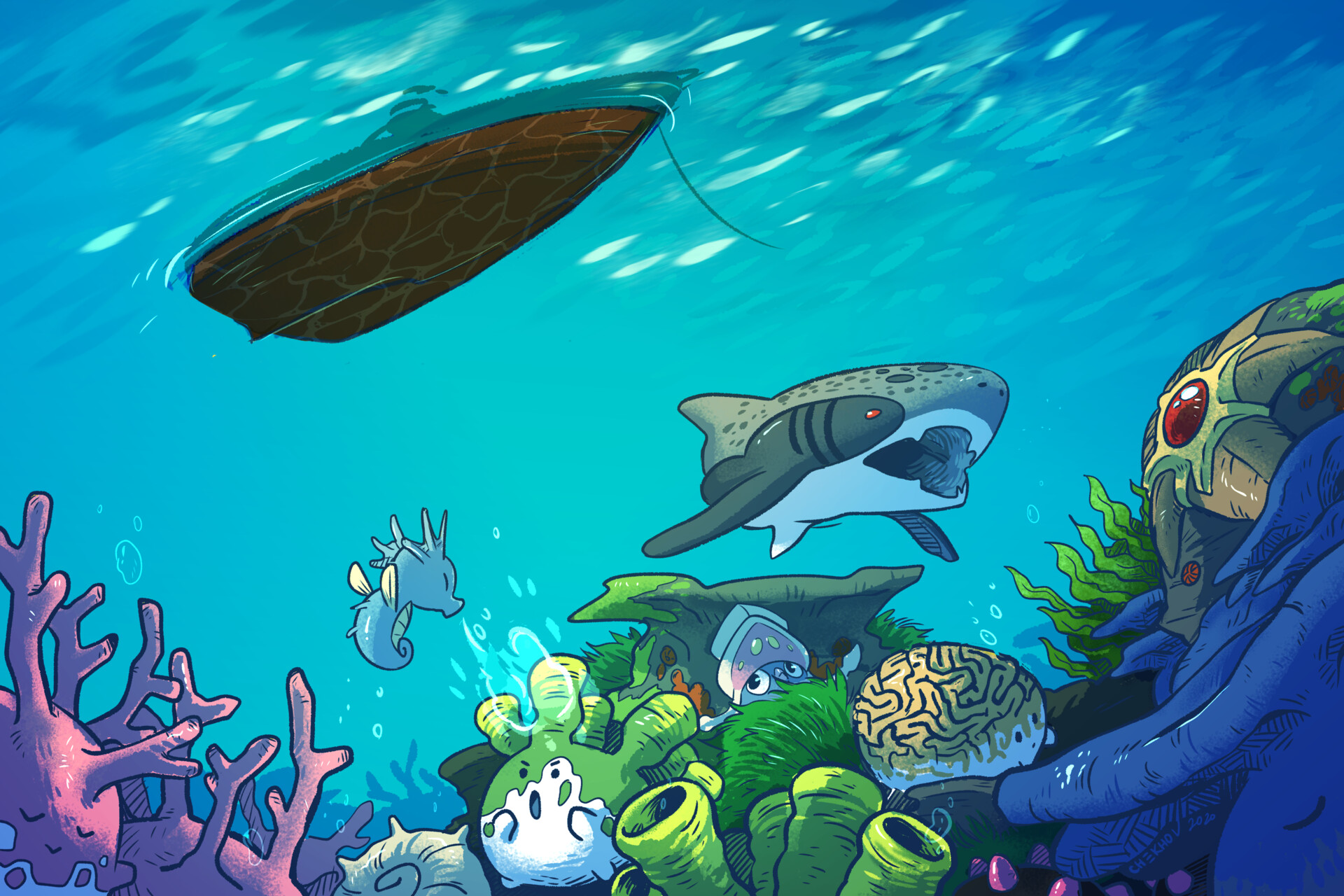 ArtStation - Corsola Reef