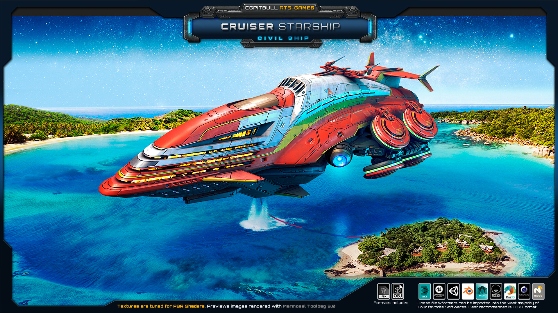 ArtStation - Cruiser StarShip