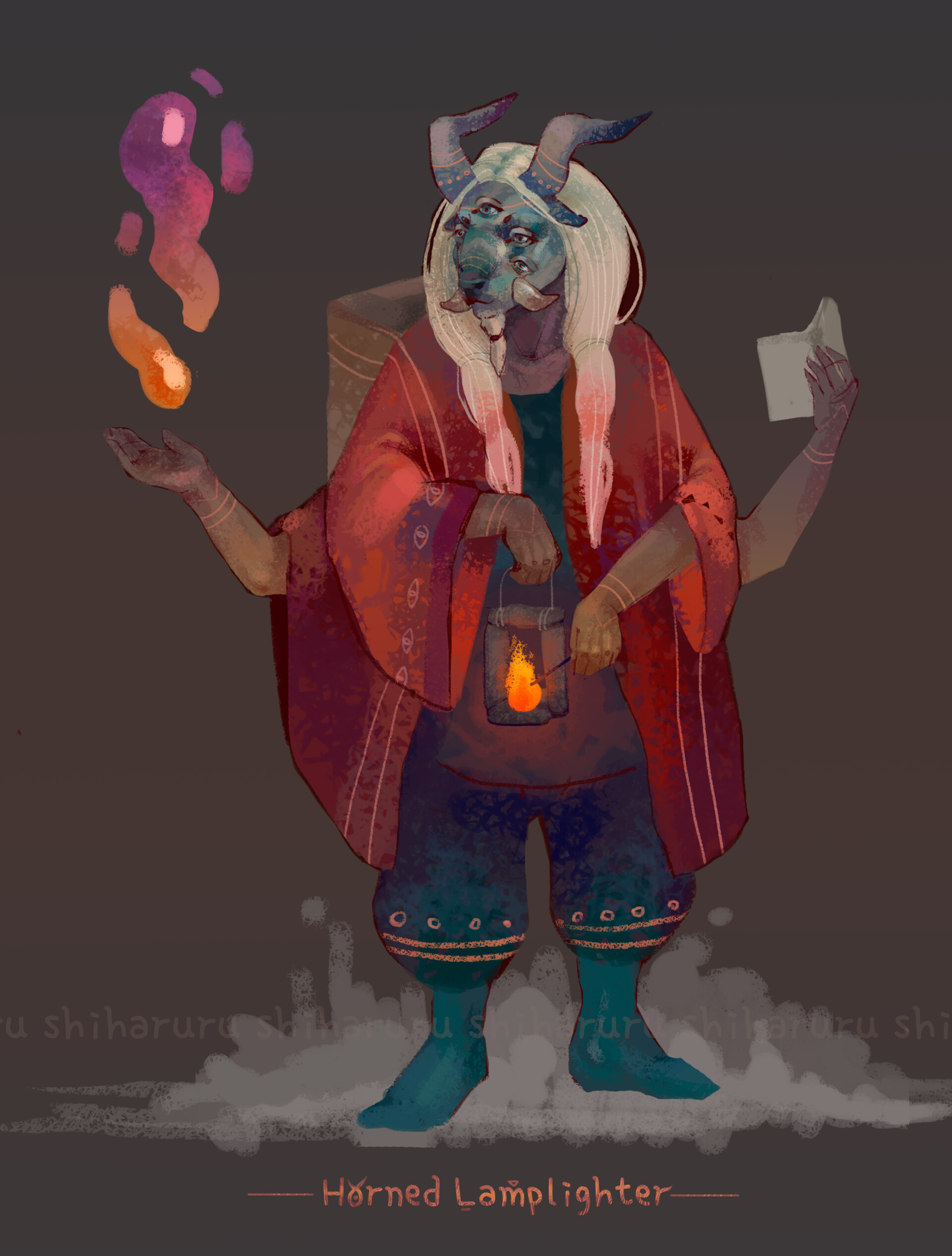 ArtStation - Horned Lamplighter