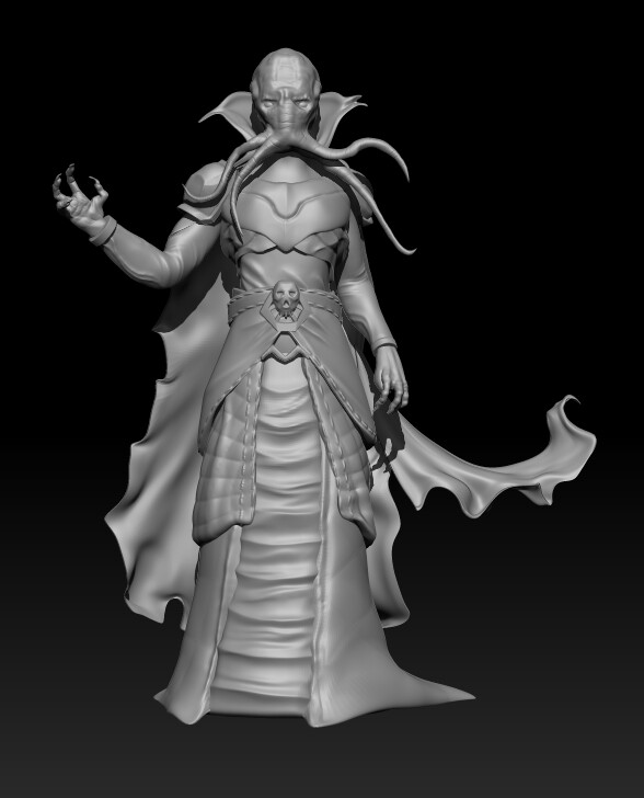 Antonis Skenteridis - Illithid - Dungeons & Dragons 3D Character