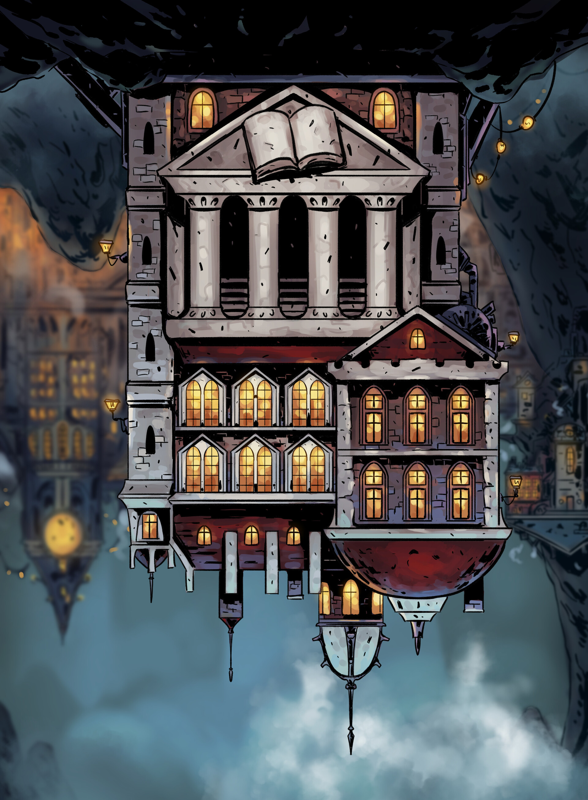 ArtStation - Library Building Concept