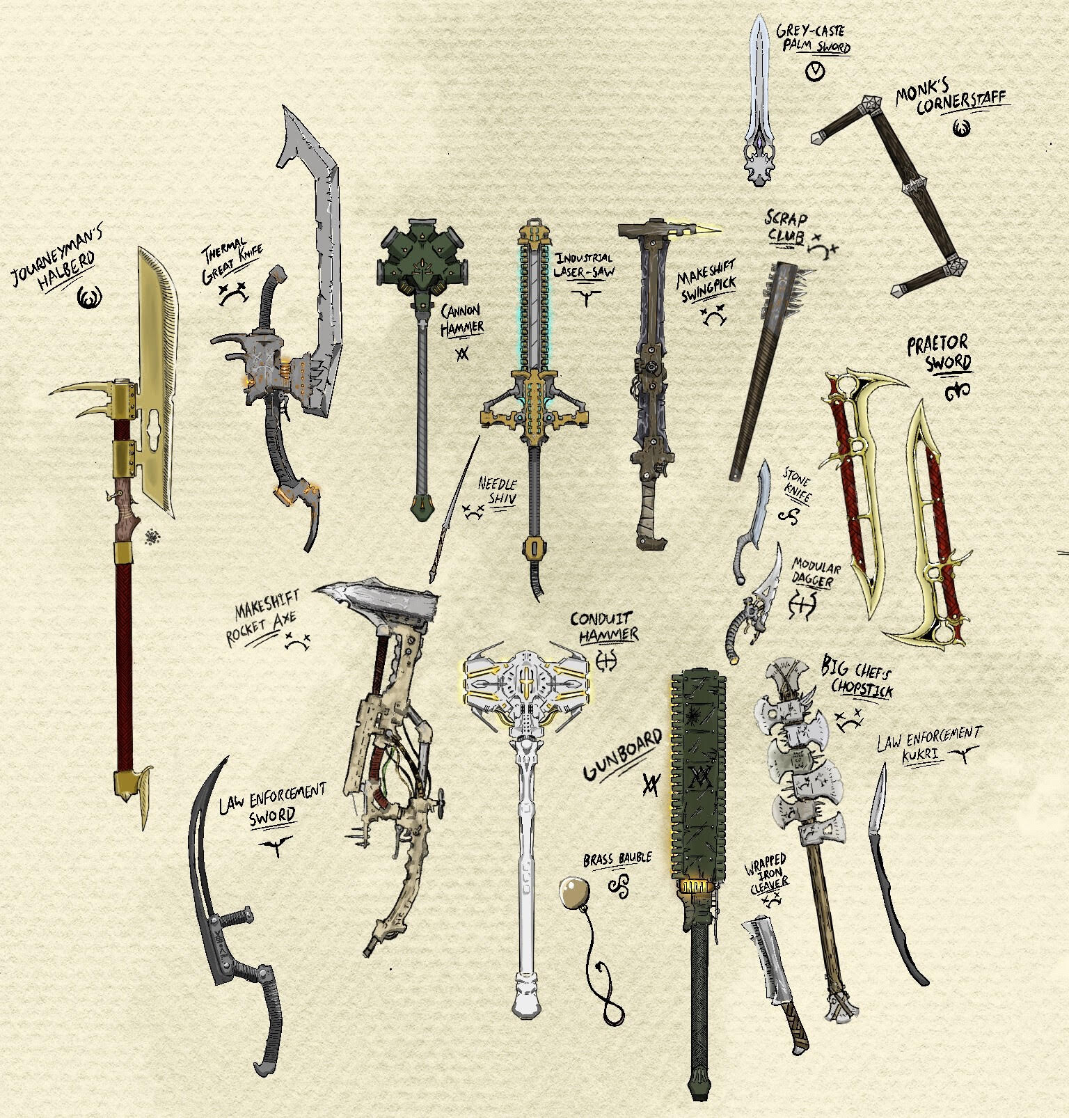 ArtStation - Miscellaneous Weapons