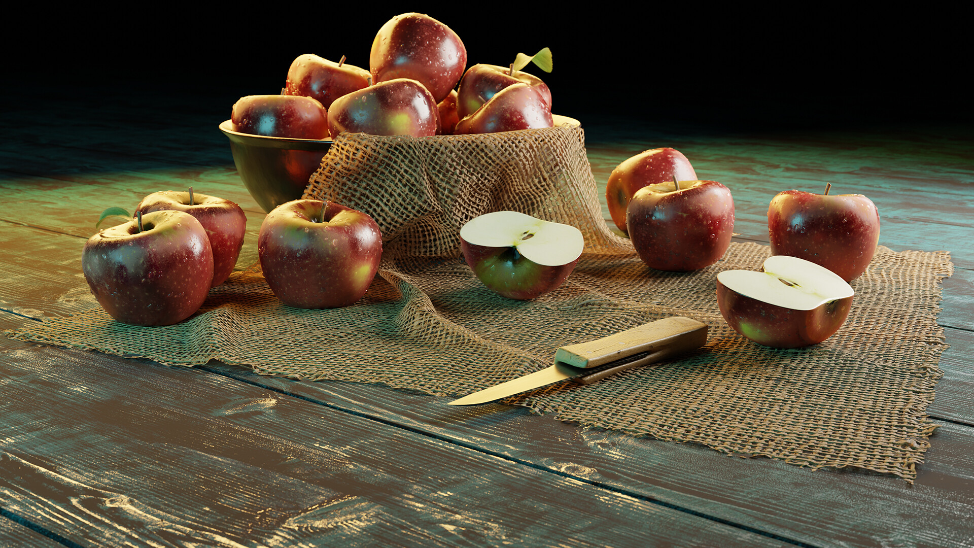 ArtStation - 3D modeled apples