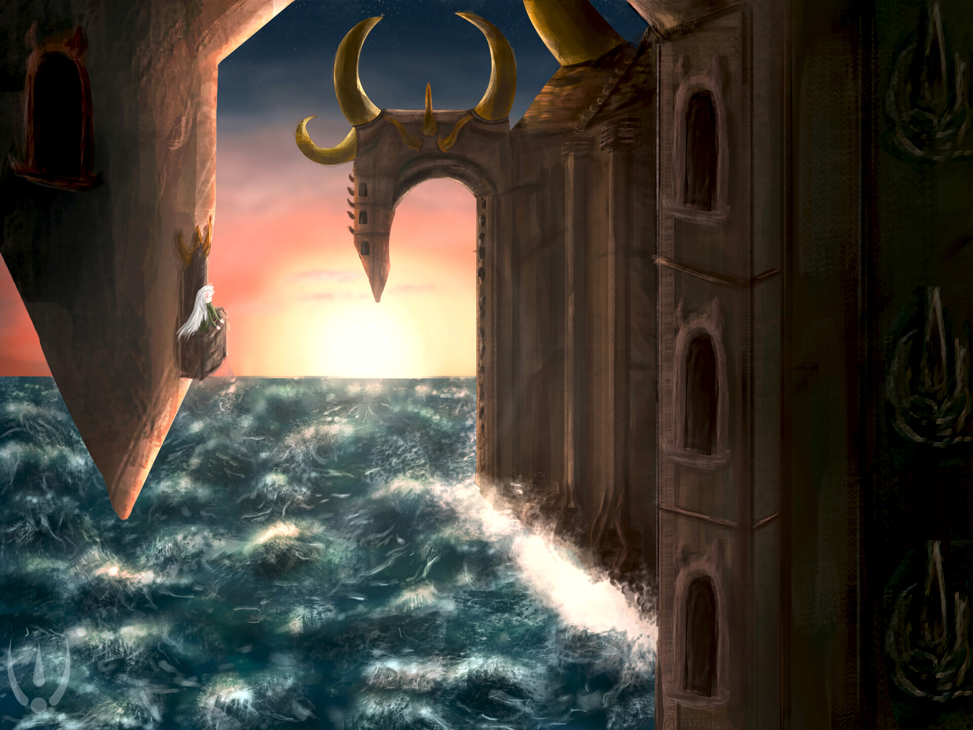 ArtStation - At The End Of The World