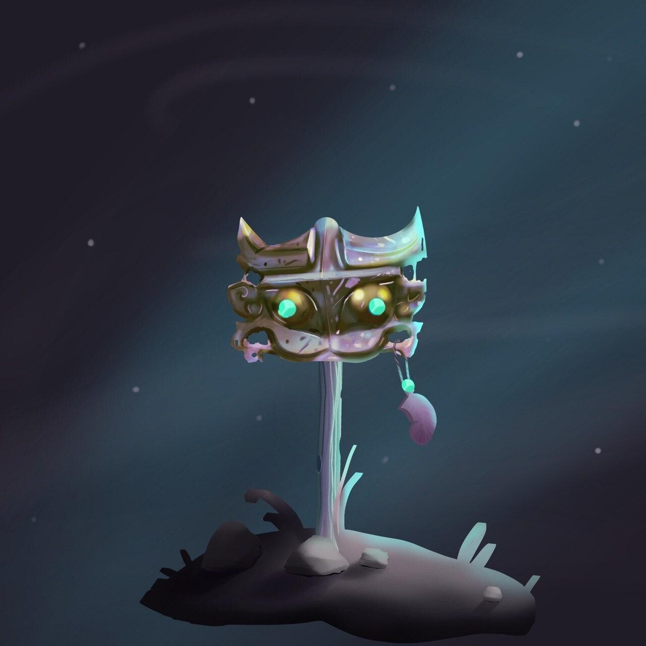 ArtStation - Cat God Totem