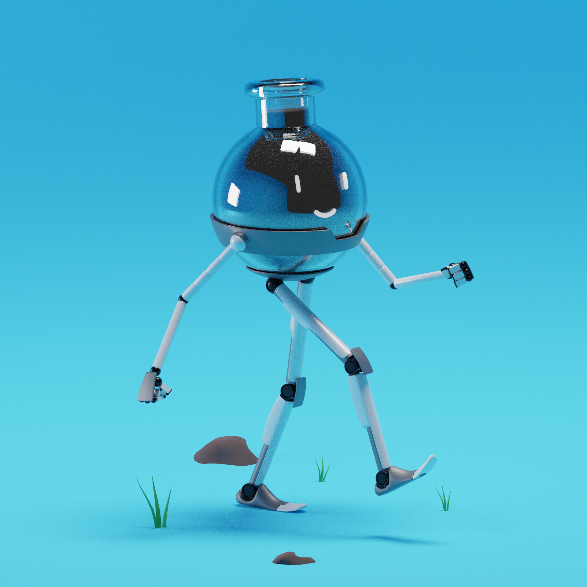 ArtStation - Bottle robot