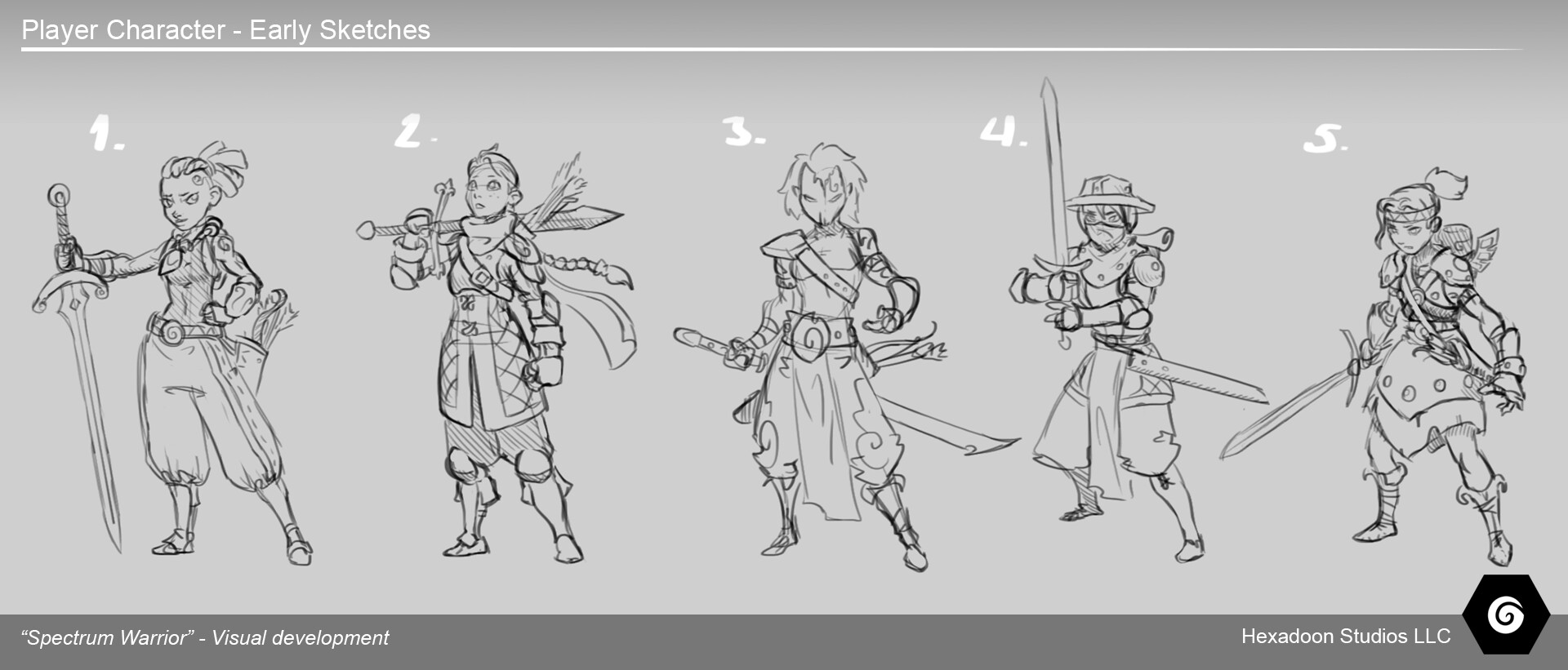 Mikael Yusifov - Spectrum Warrior - Player Character and Props Concept Art