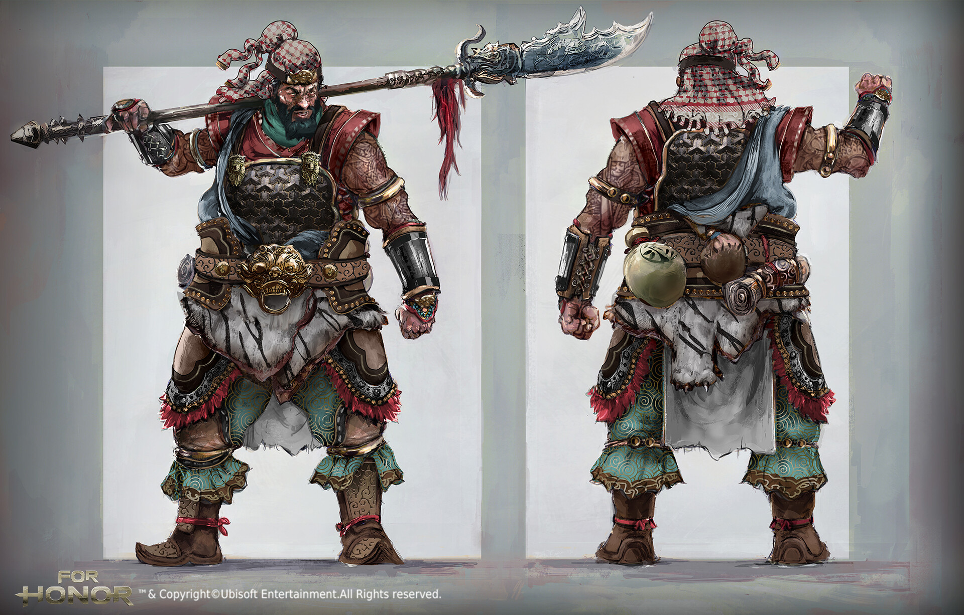 Xavier Etchepare - For Honor MARCHING FIRE ; skin for Jiang Jun