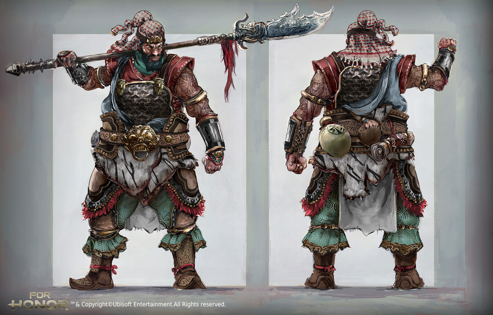 Xavier Etchepare - For Honor MARCHING FIRE ; skin for Jiang Jun