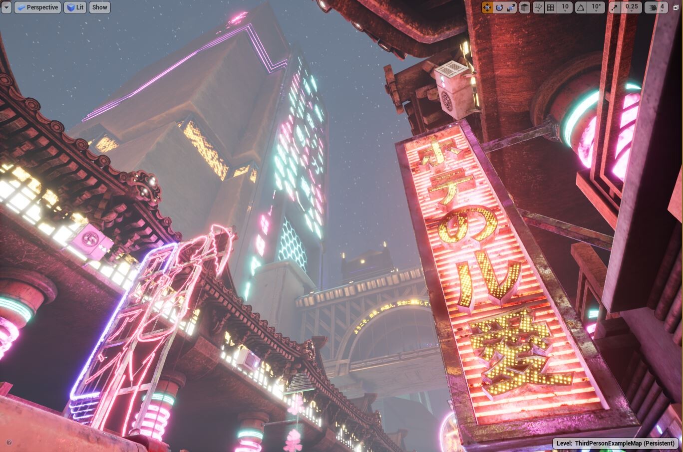 Samuel Felix Eugene Martono - Japanese Cyberpunk - UE4 Environment Reel