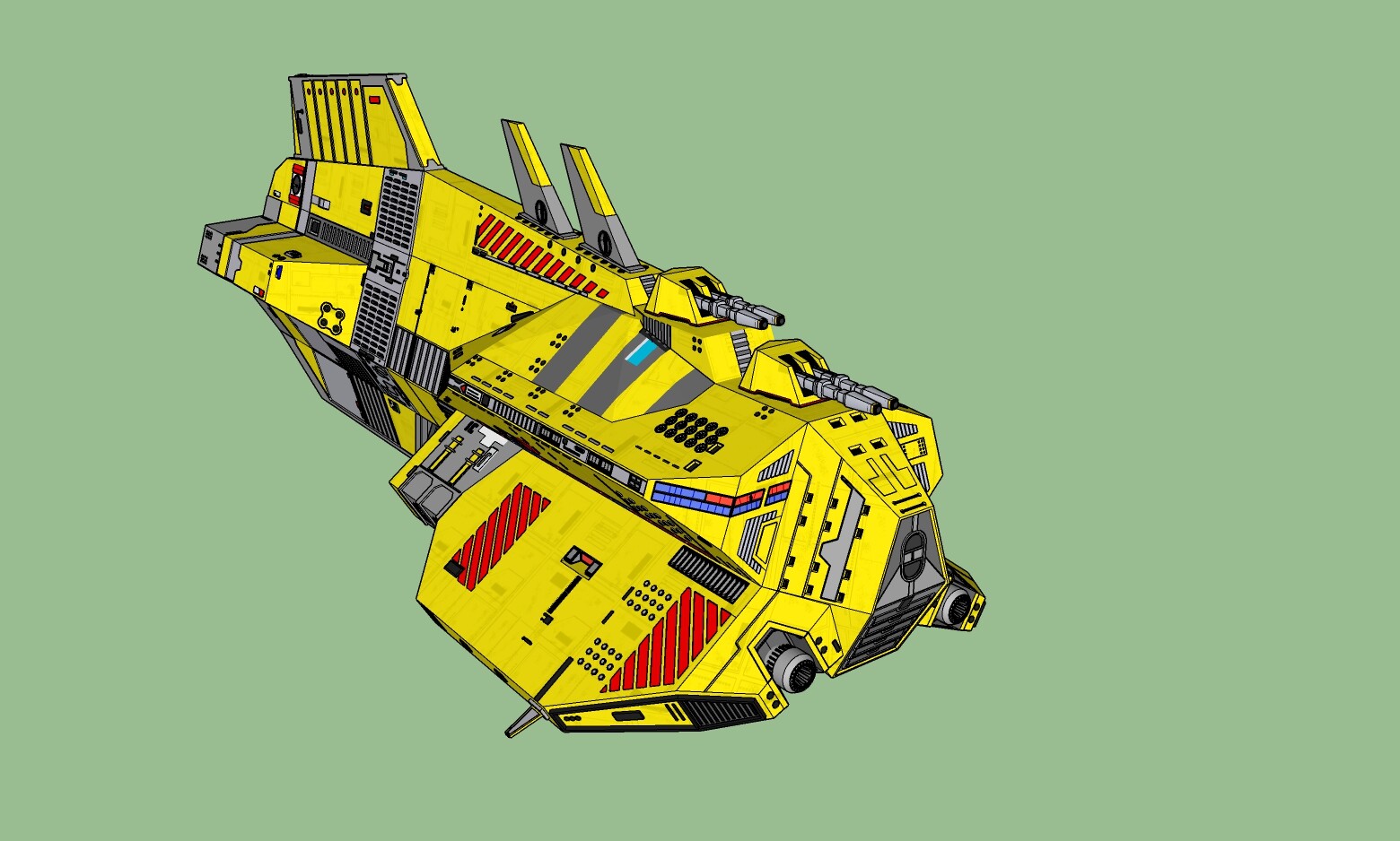 ArtStation - Taiidan Destroyer - Homeworld