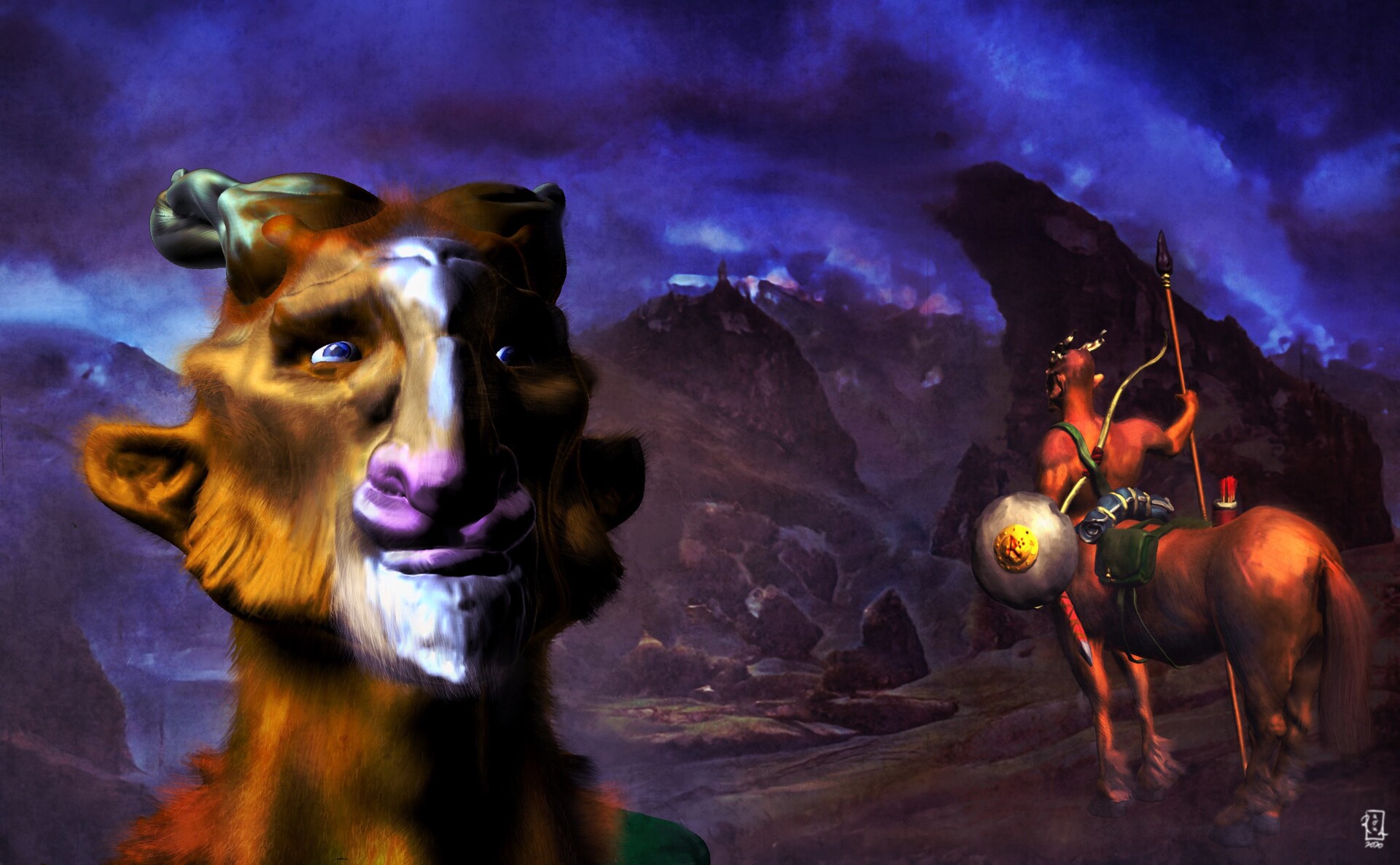 ArtStation - The Watcher on the Plains