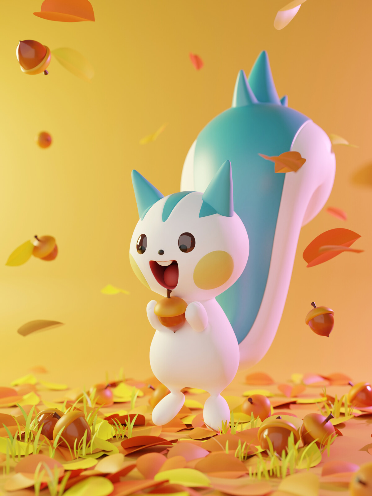 Minh Luu - Pachirisu Fanart