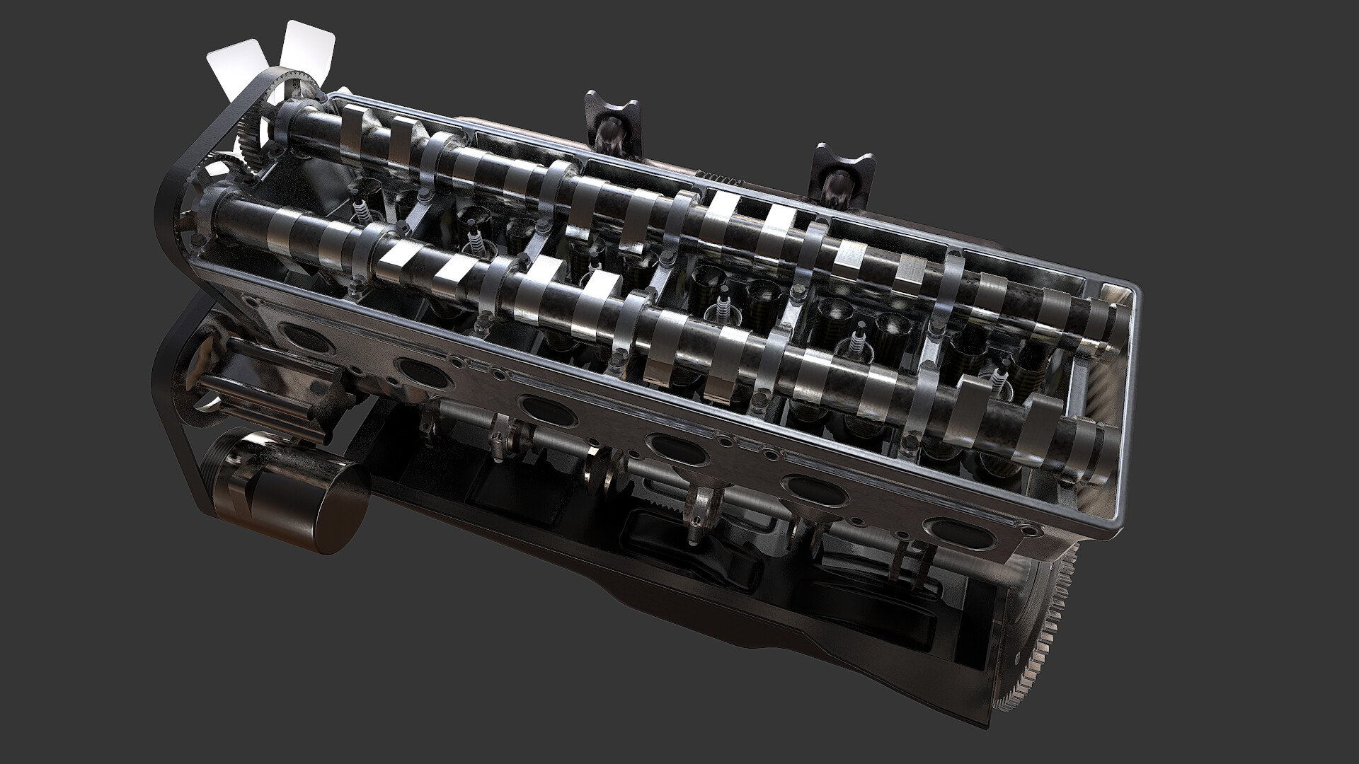 ArtStation - Toyota 2JZ-GTE Engine
