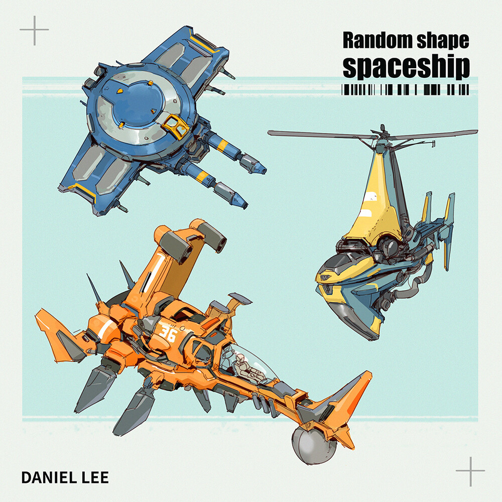 ArtStation - Random shape spaceships