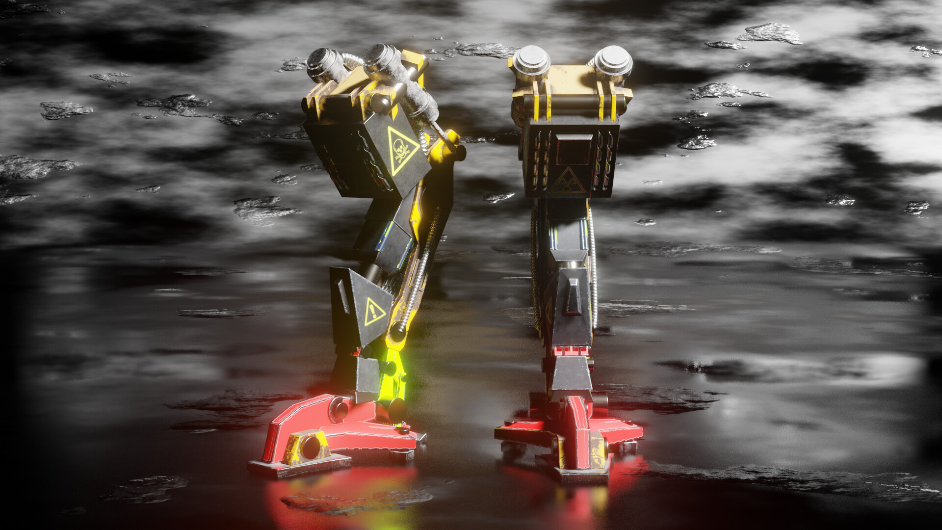 ArtStation - Robot legs