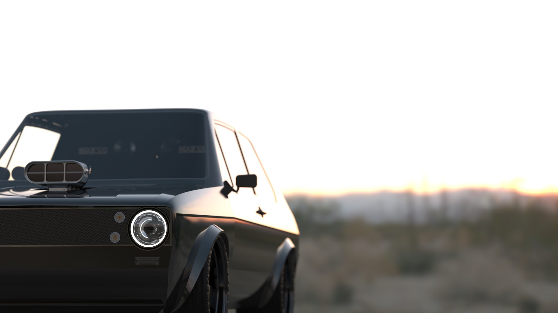 ArtStation - Sunset MK1 Golf