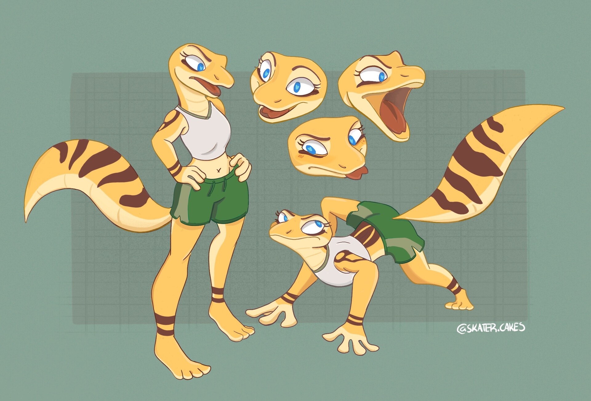 ArtStation - Leopard Gecko Design