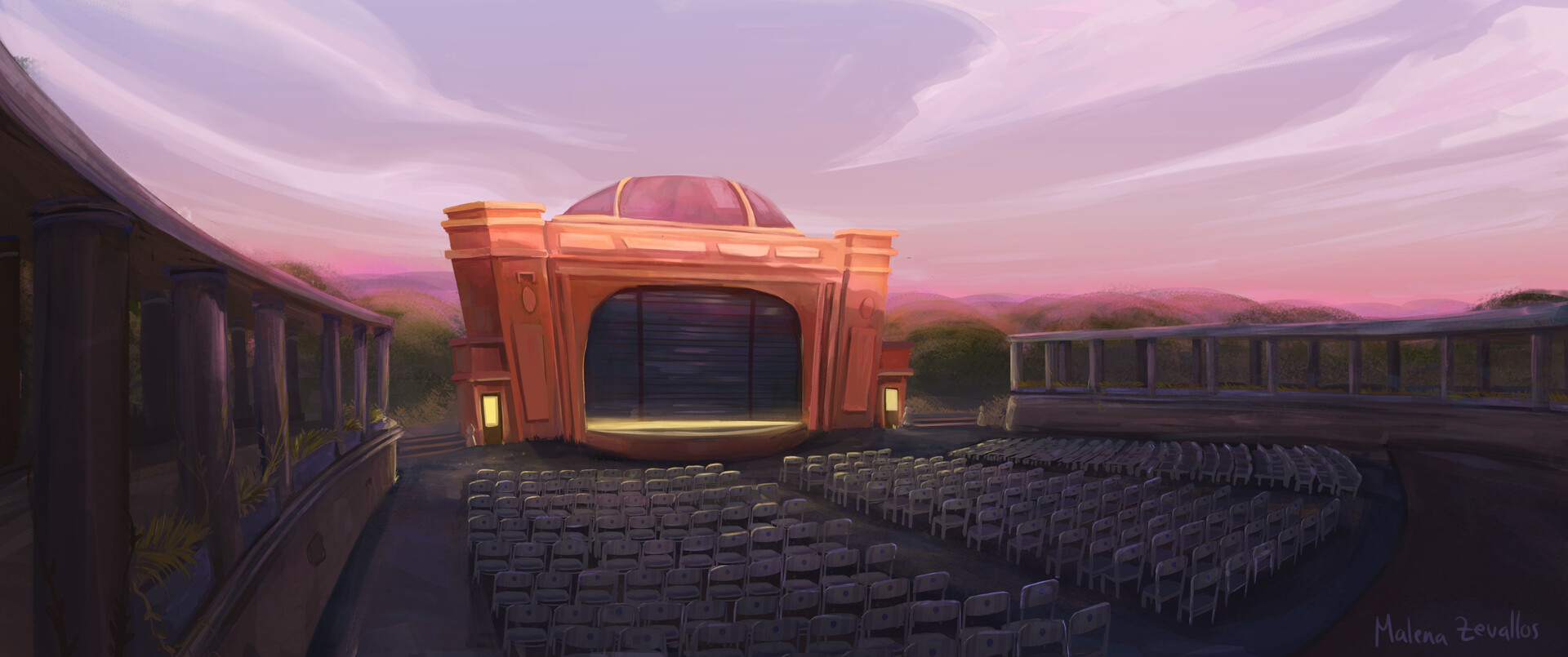 ArtStation - Amphitheater of La Plata