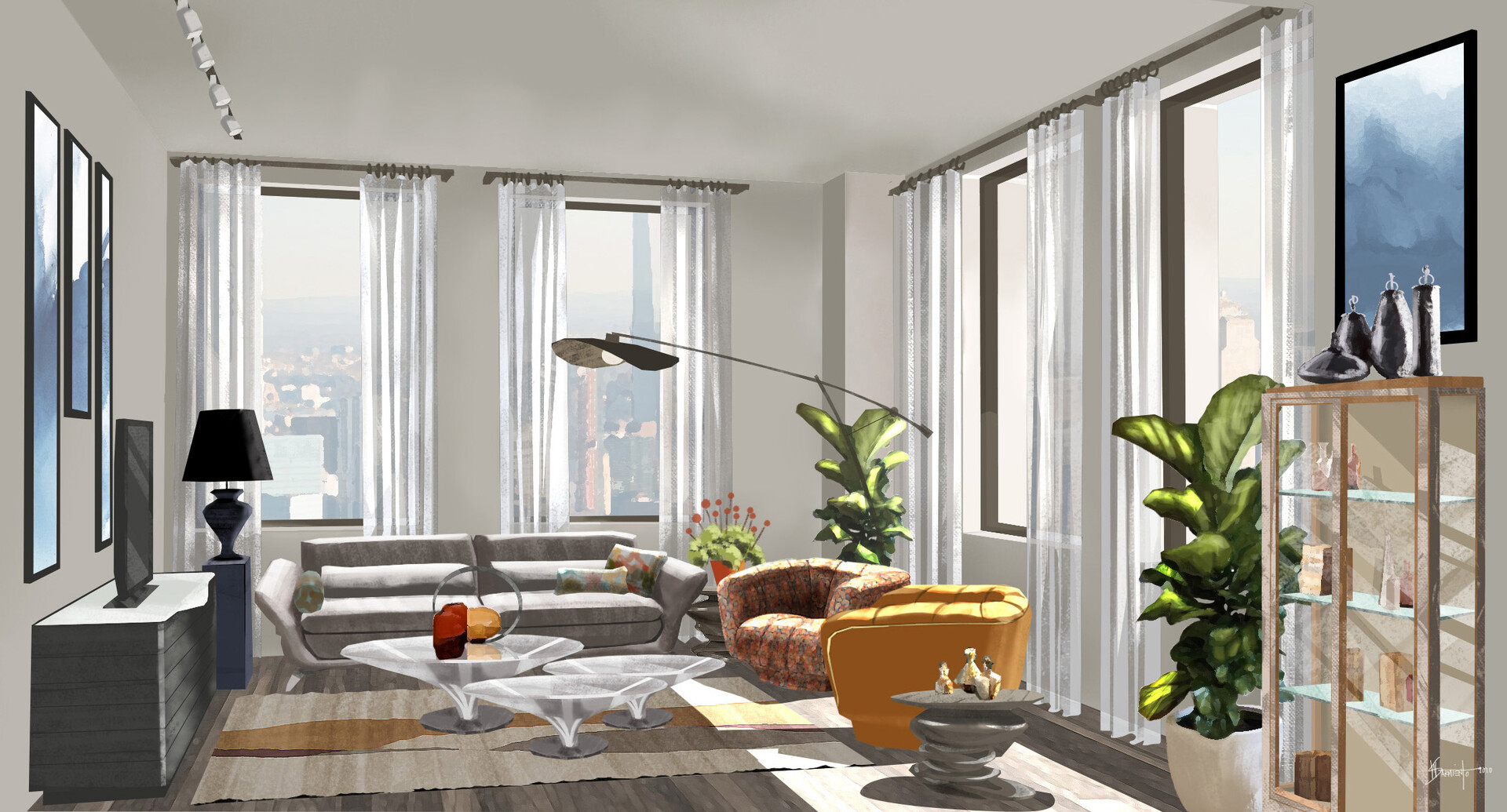 ArtStation - Haven_Living room