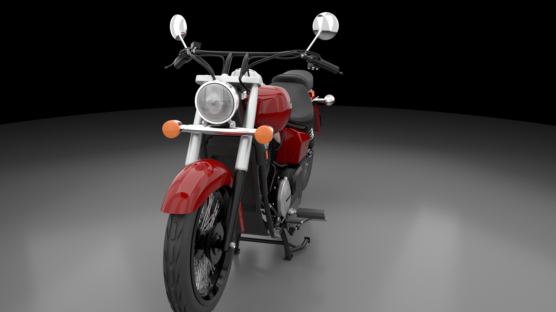 ArtStation - Honda Shadow Bike