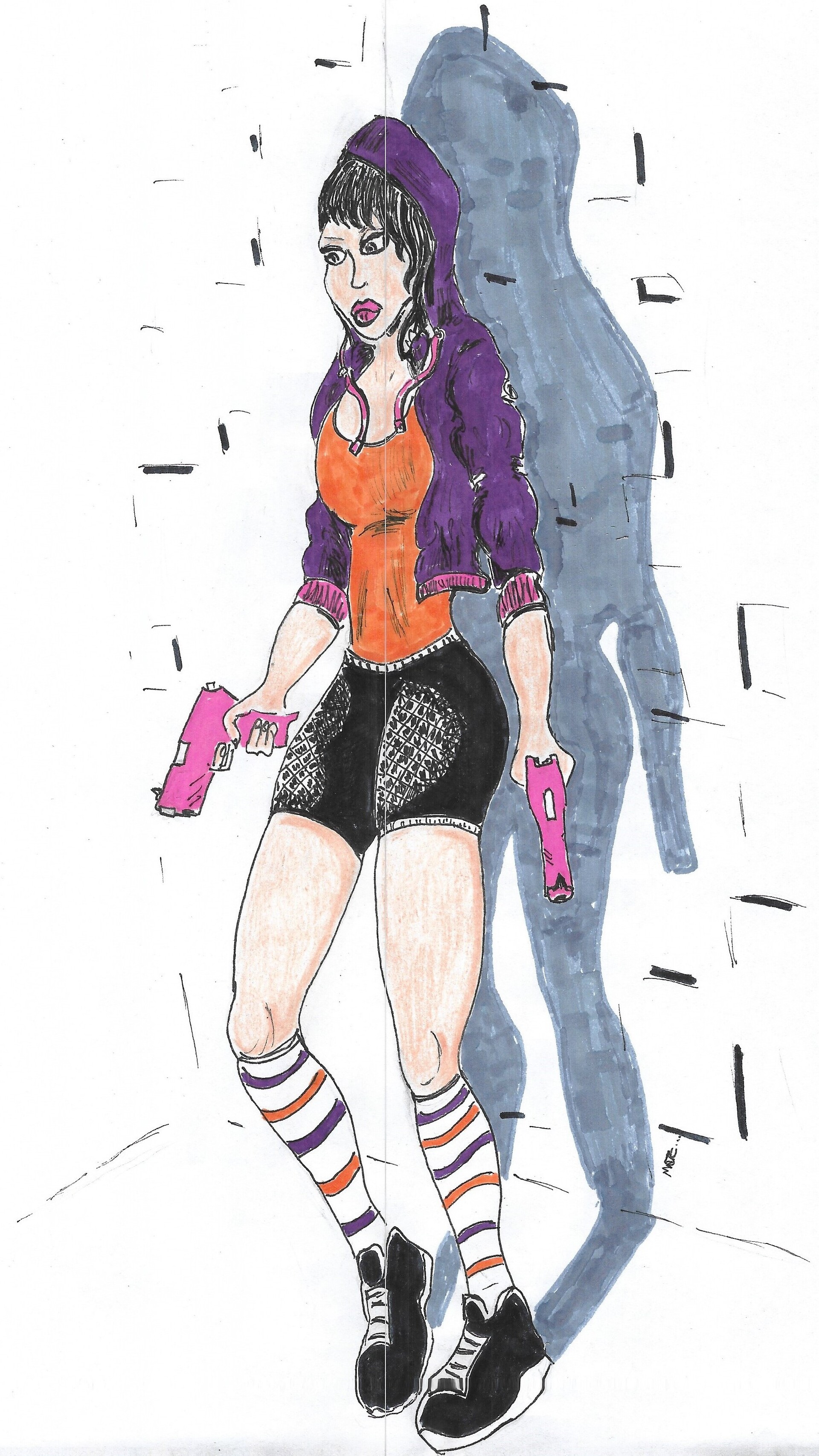 ArtStation - Bad Girl Sketch, Filip Matevski