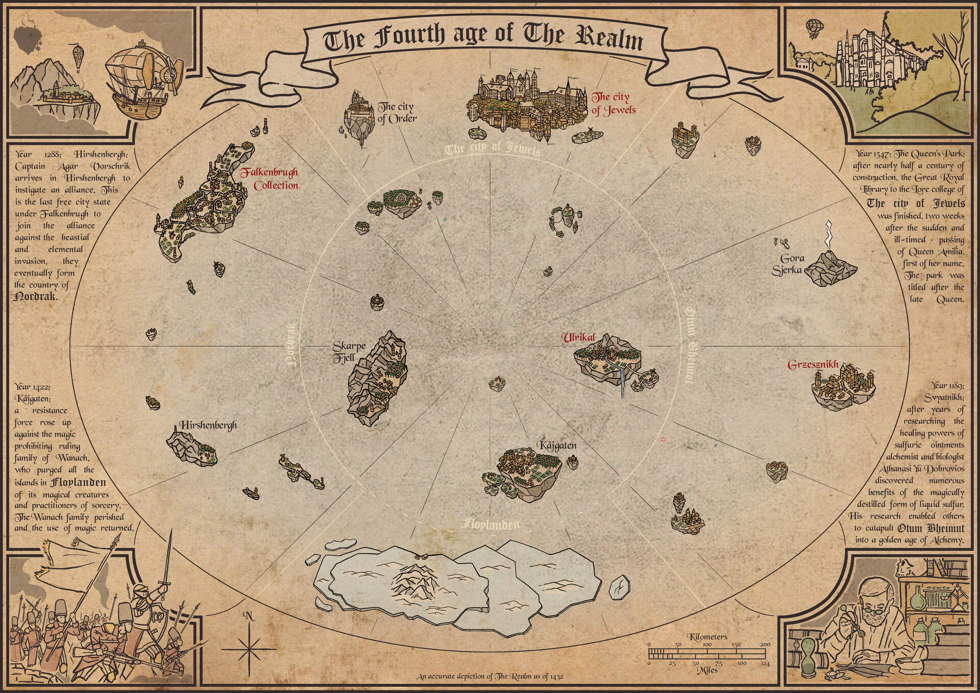 ArtStation - The Realm 4th age maps, Sammy