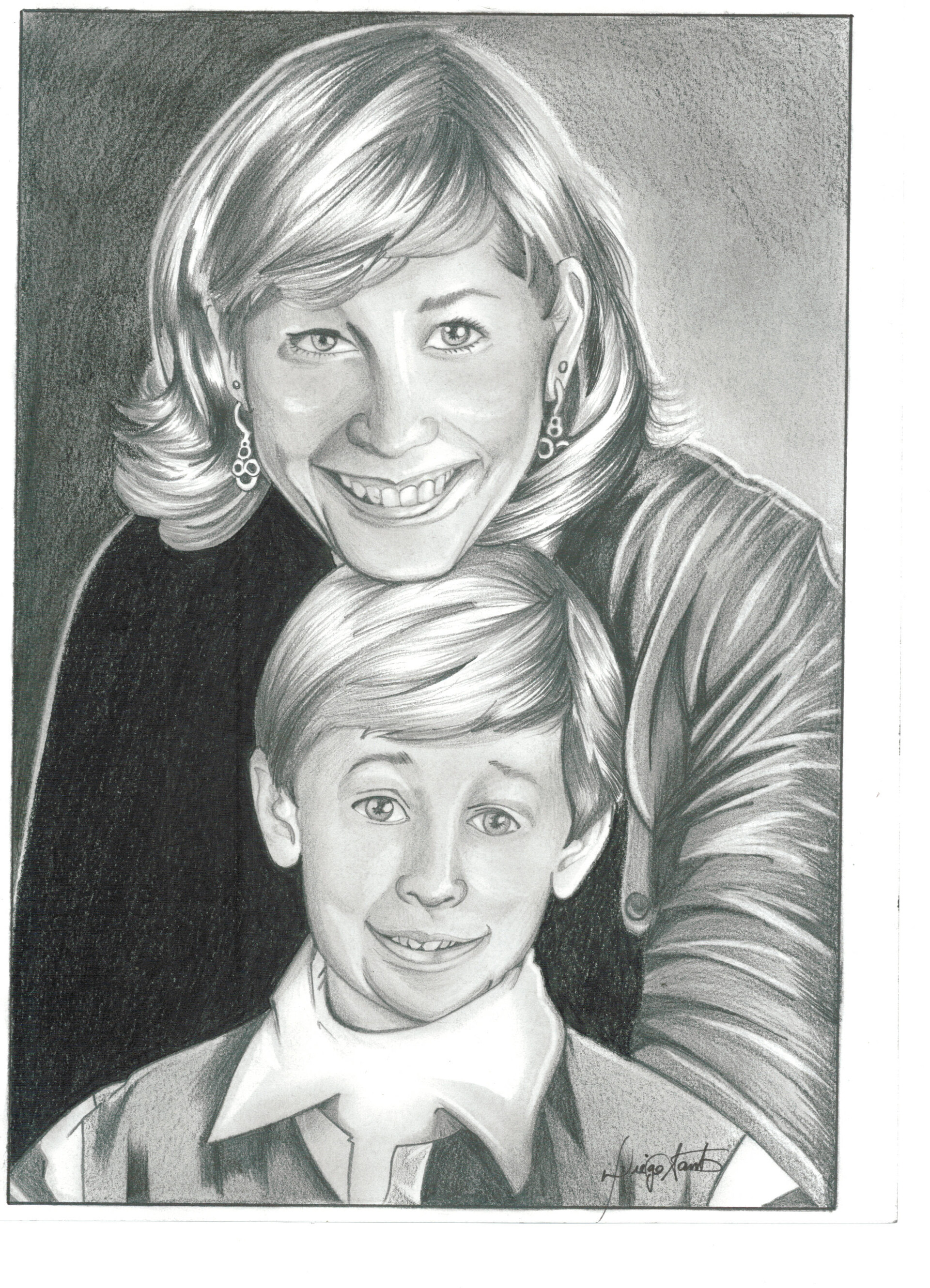 ArtStation - Val and Vinicius - conventional drawing - pencil