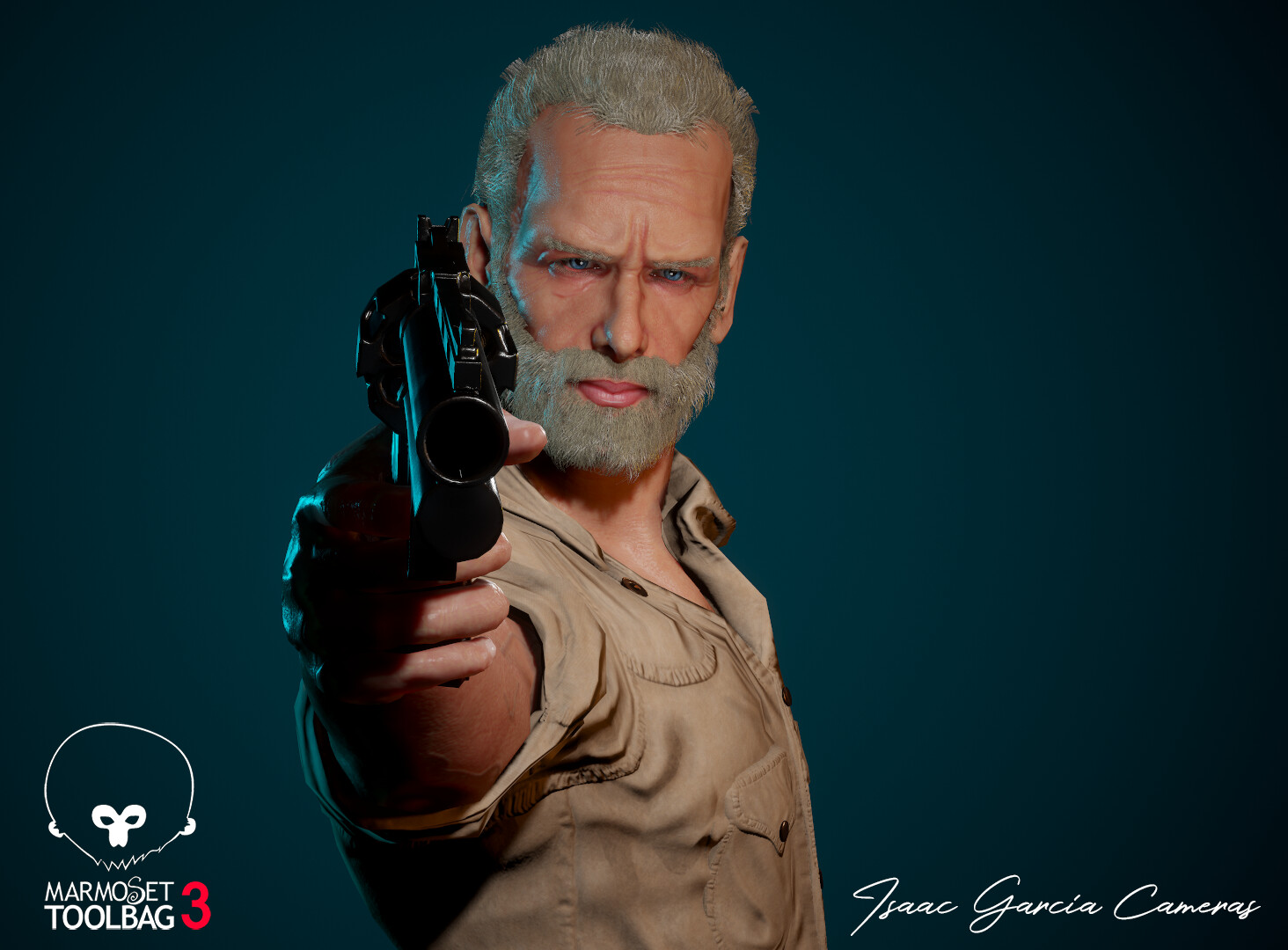 ArtStation - Rick Grimes-Fanart