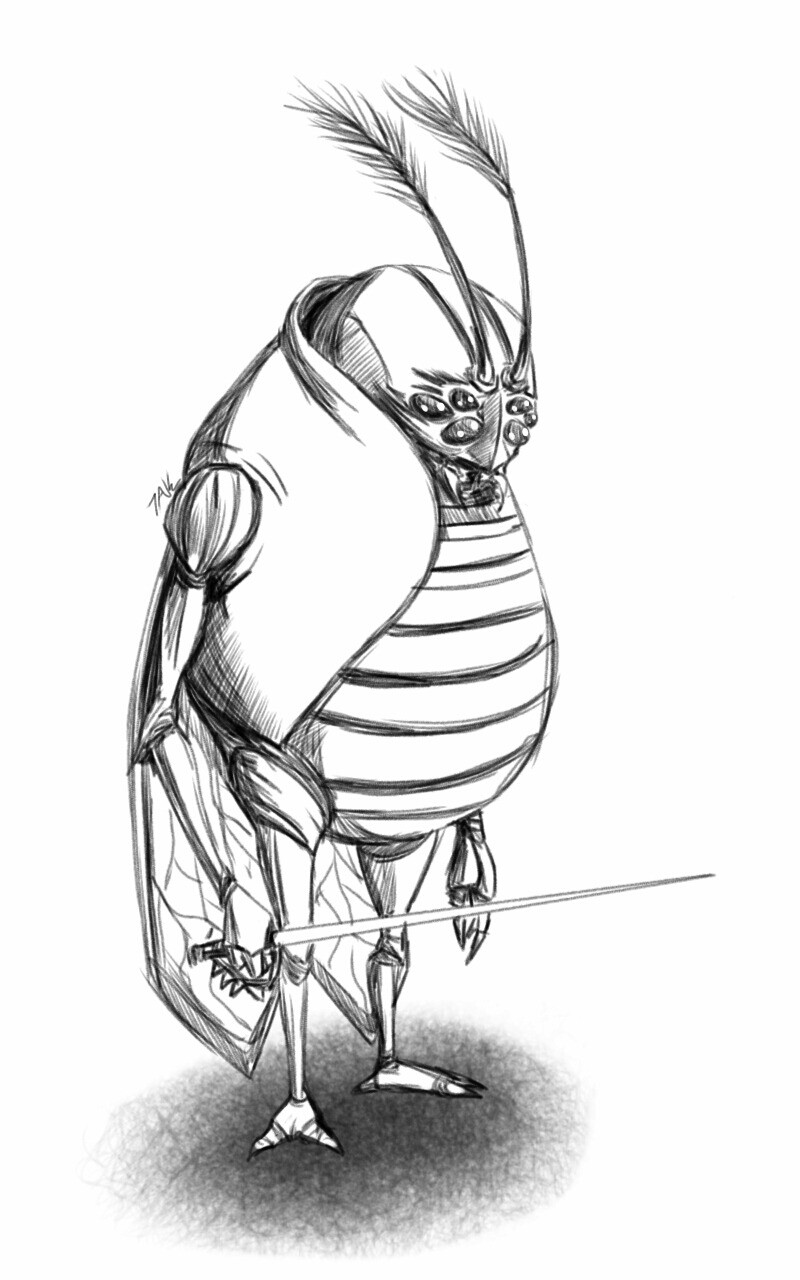 ArtStation - Daily Sketch: Old Bug