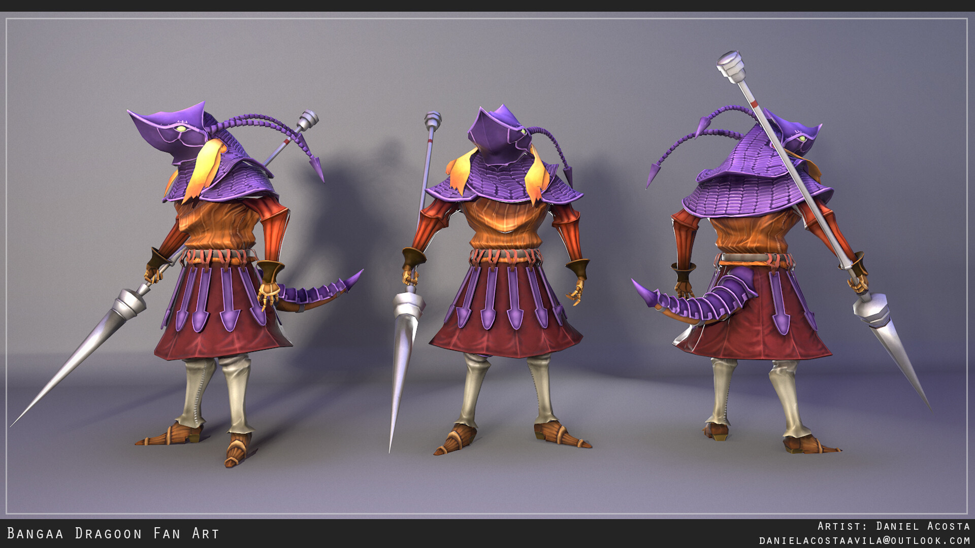 Daniel Acosta - Bangaa Dragoon Fanart