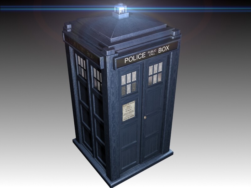 ArtStation - Tardis in Space