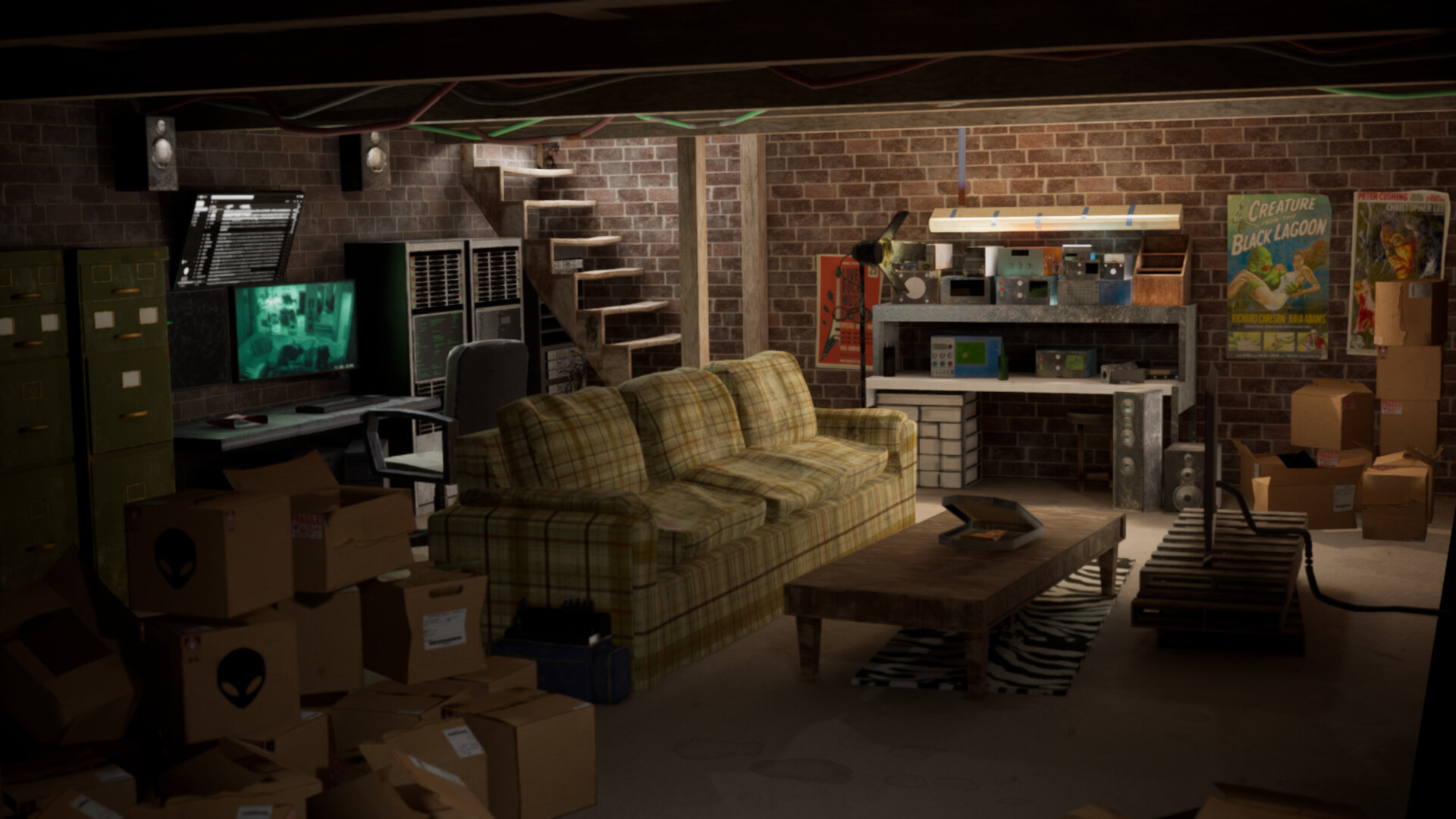 ArtStation - Paranormal Investigator's Basement