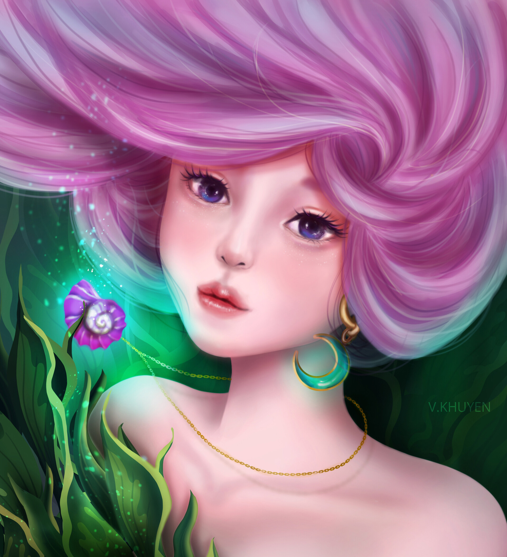 ArtStation - Mermaid princess