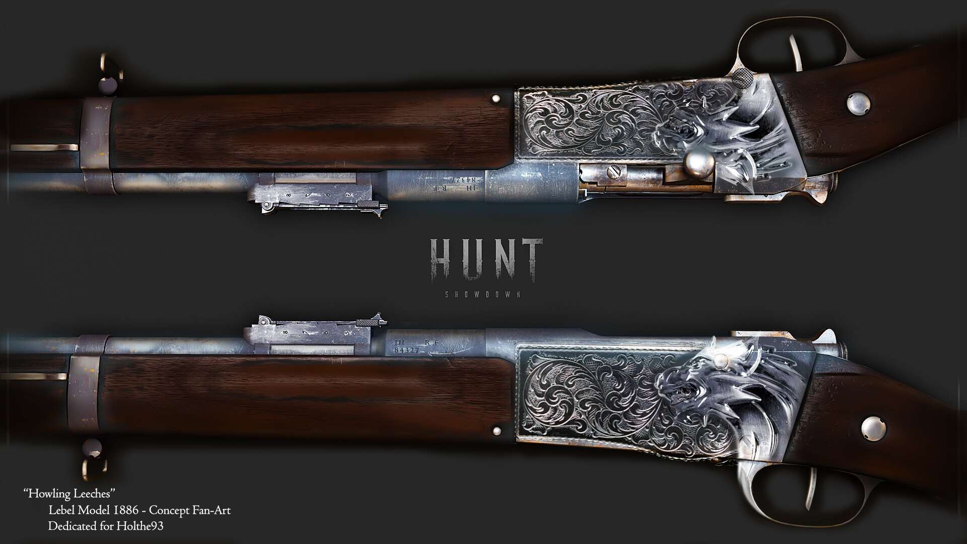 Christopher Susanto - Lebel 1886 Hunt Showdown Fan-Art "Howling Lechees"